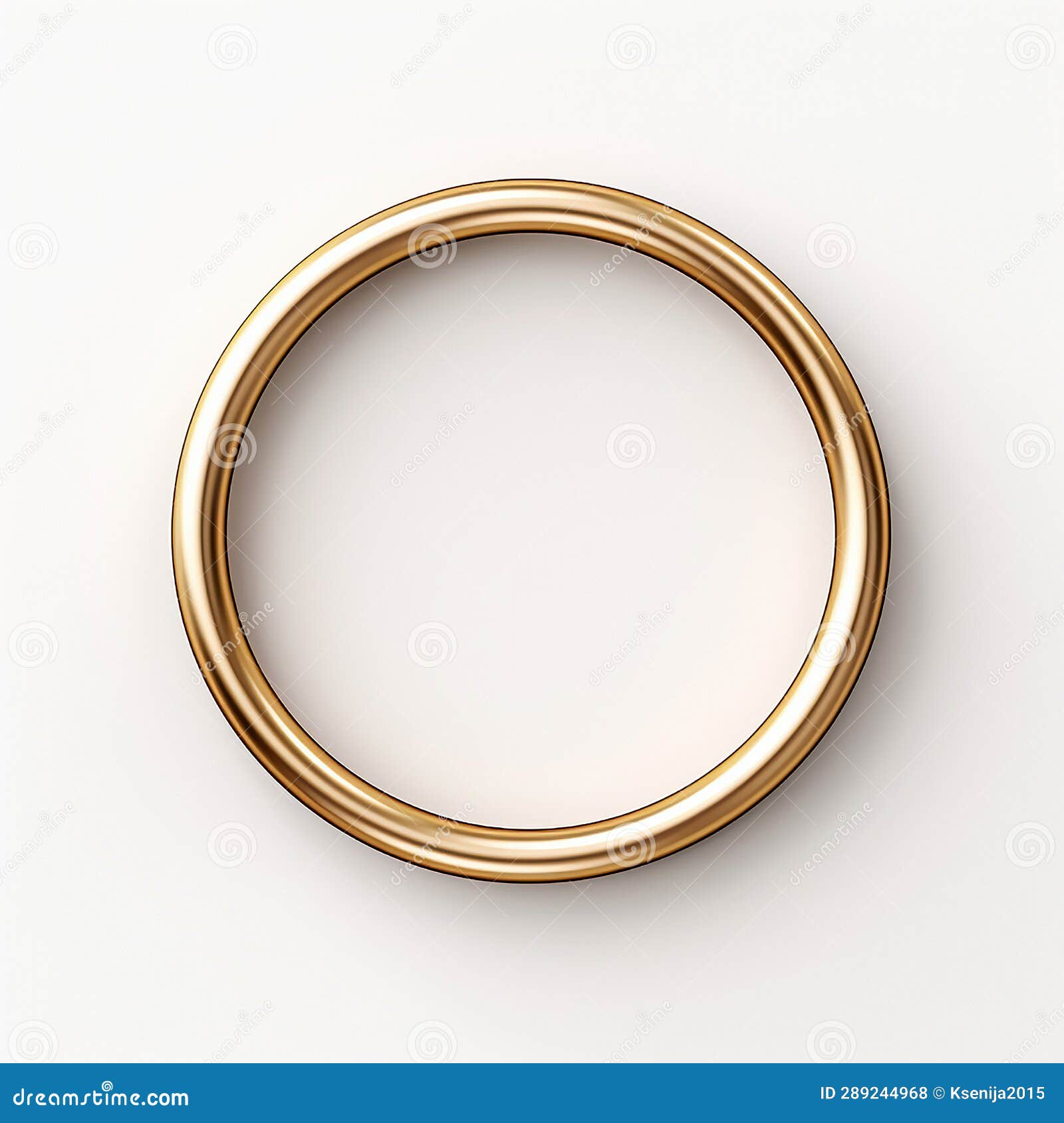 Round Gold Circle Ring Frame Over Black Background , 3d Render Stock ...
