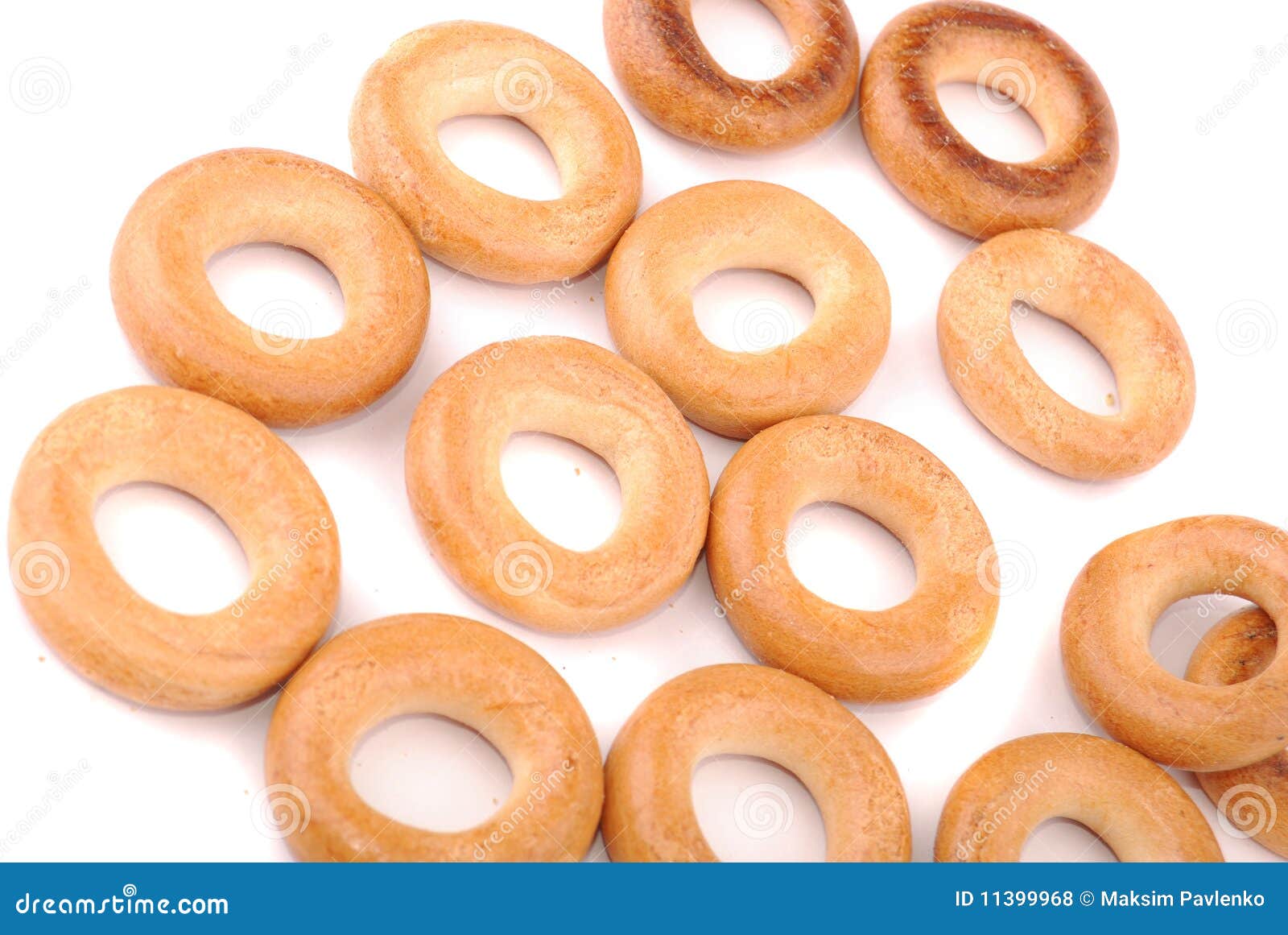 Round golden bagels stock photo. Image of breakfast, hole - 11399968