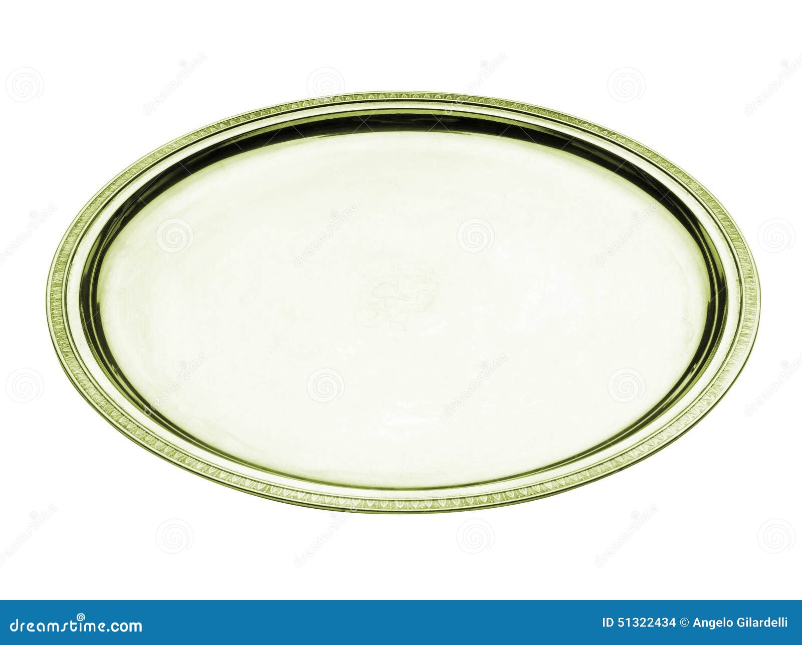 Round golden tray stock photo. Image of metal, iron, dish - 51322434