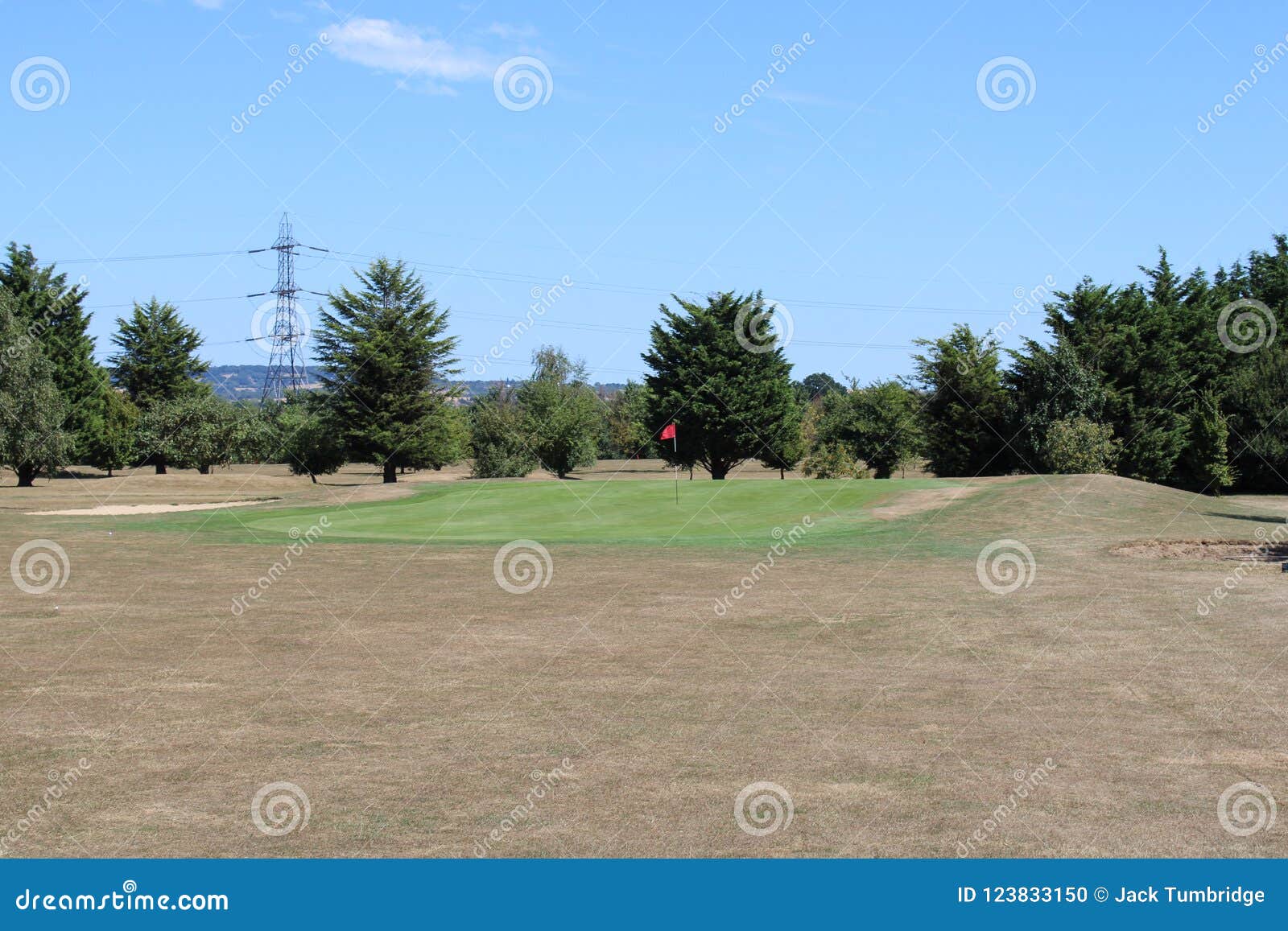 Round of Golf during Summer Stock Photo - Image of landscape, golfing ...