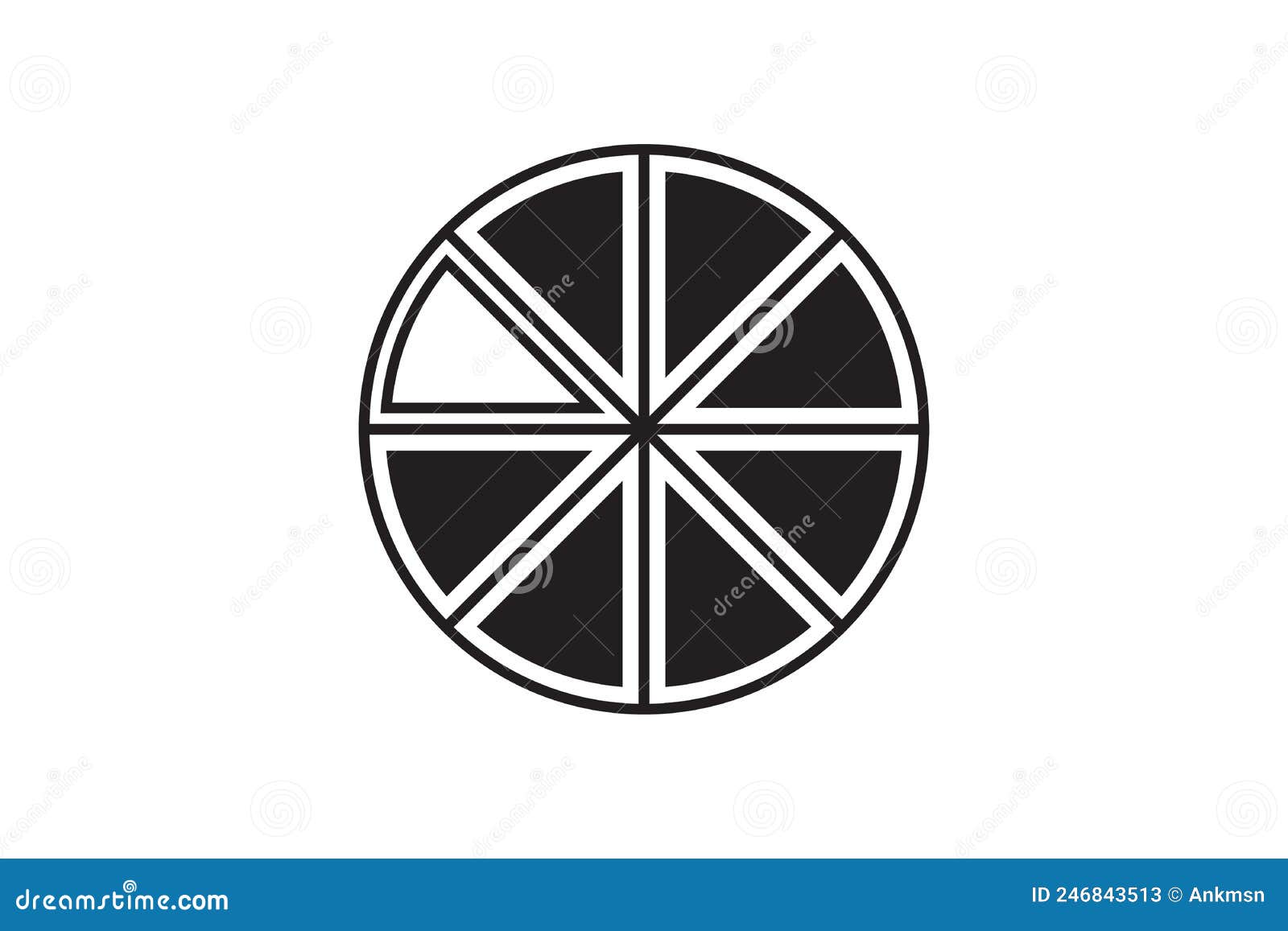 Fraction Of The Section 1 To 10 Circle. Color. Equivalent Fractions ...