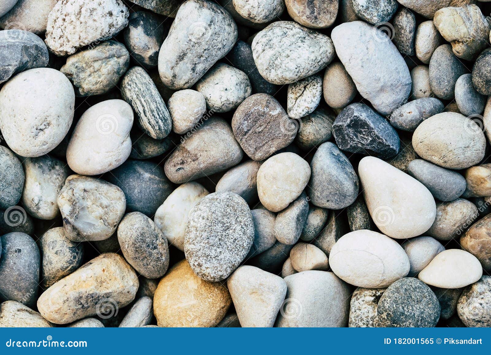 Round Pebbles Background - Natural Texture Stock Image - Image of ...