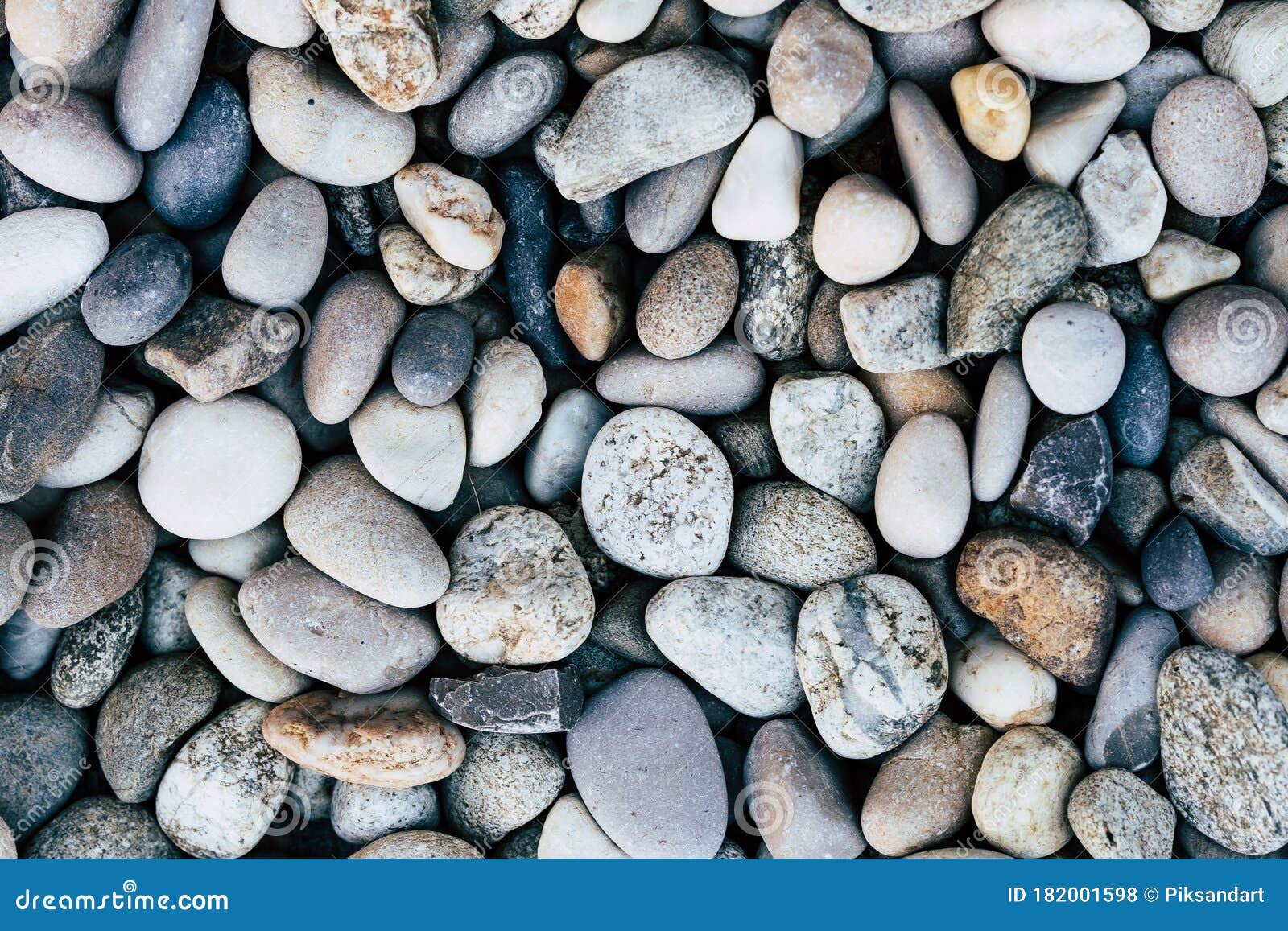 Round Pebbles Background - Natural Texture Stock Photo - Image of ...