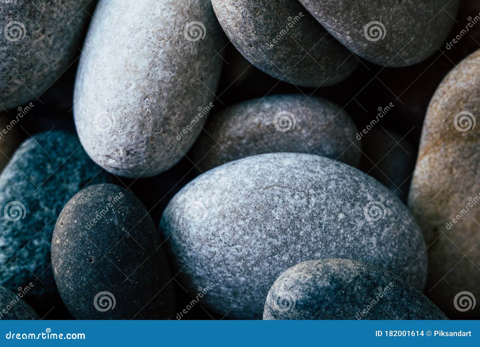 Round Pebbles Background - Natural Texture Stock Photo - Image of ...