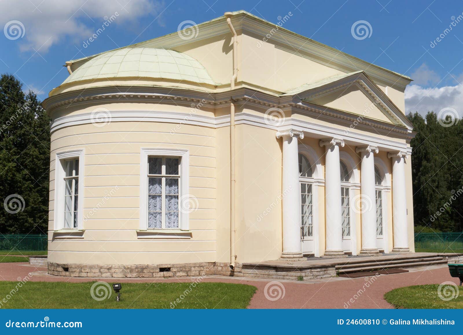 Round hall stock photo. Image of summer, musical, petersburg - 24600810