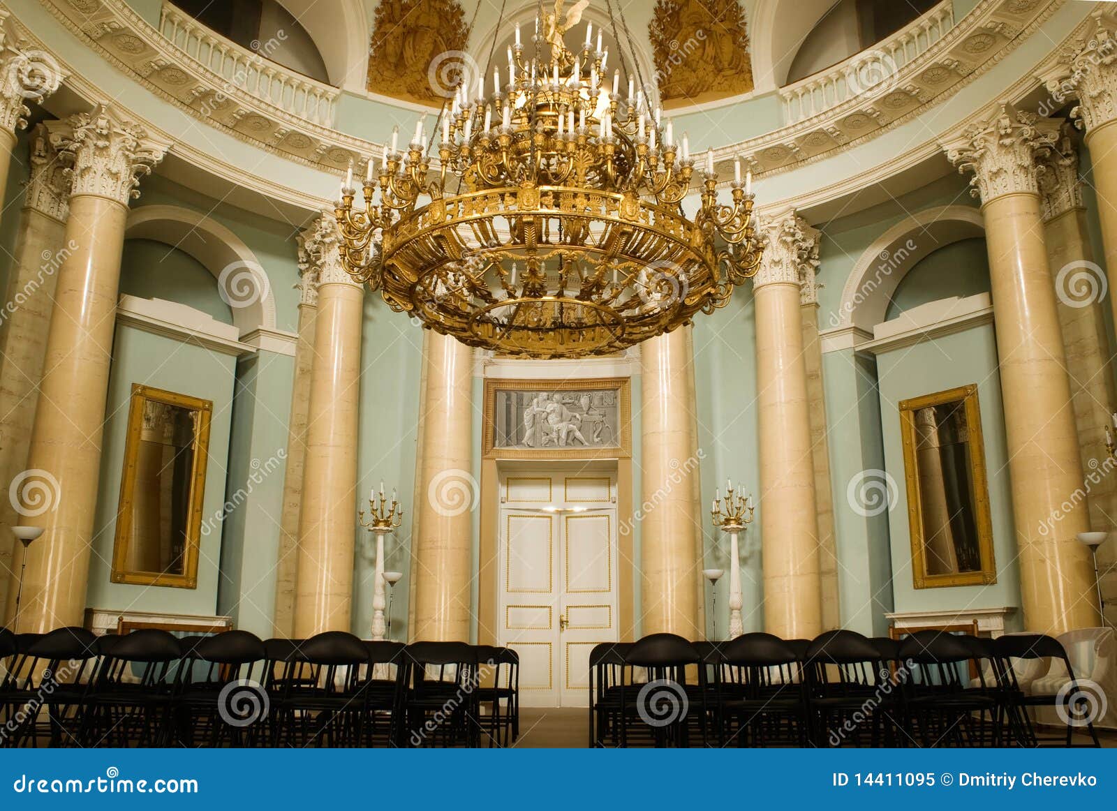 Round Hall, Internal Interior Stock Image - Image of design, history ...