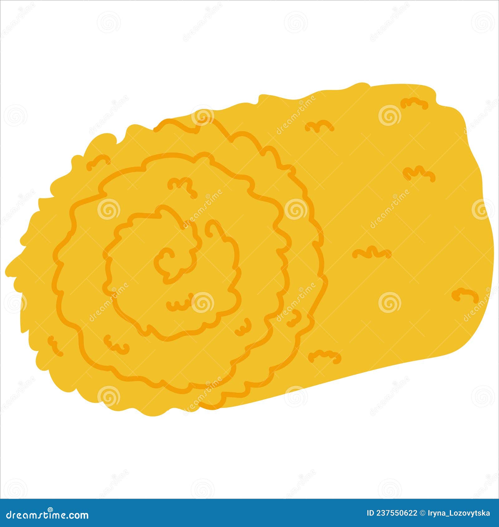 Cartoon Square Haystack