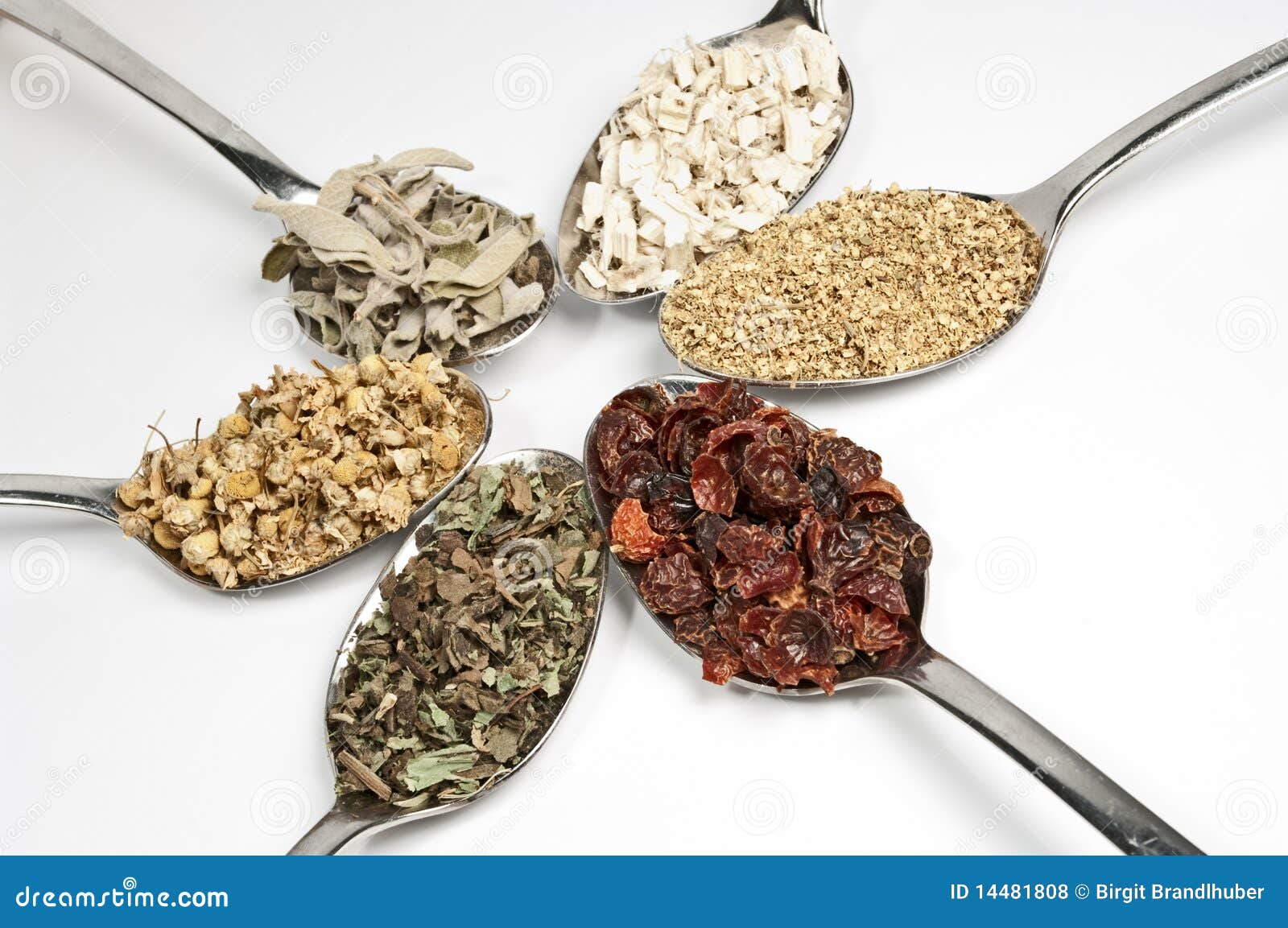Round with herbal teas stock photo. Image of dried, herbal - 14481808