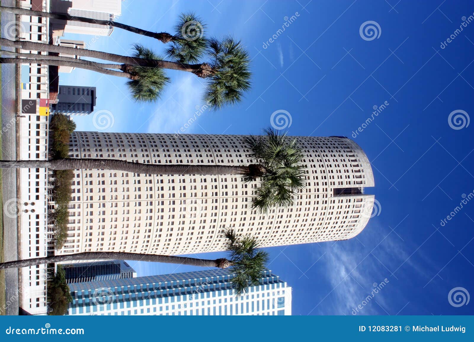 Round High Rise stock image. Image of crane, skysraper - 12083281