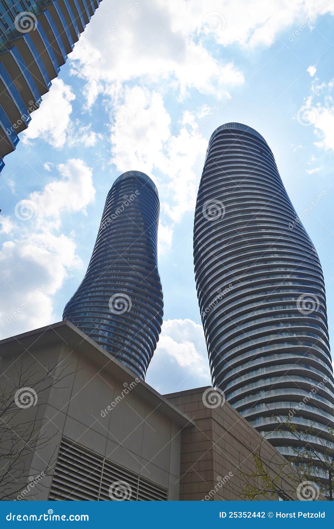 Round high rise. stock photo. Image of real, landmark - 25352442