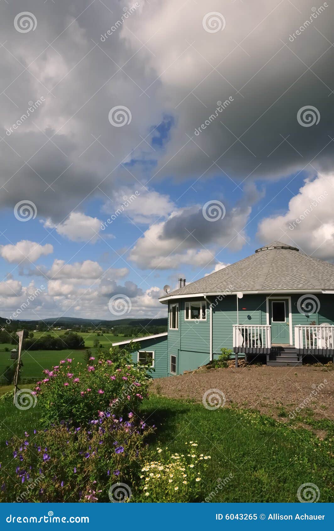 Round House Overlooking River Valley Stock Photos - Free & Royalty-Free ...