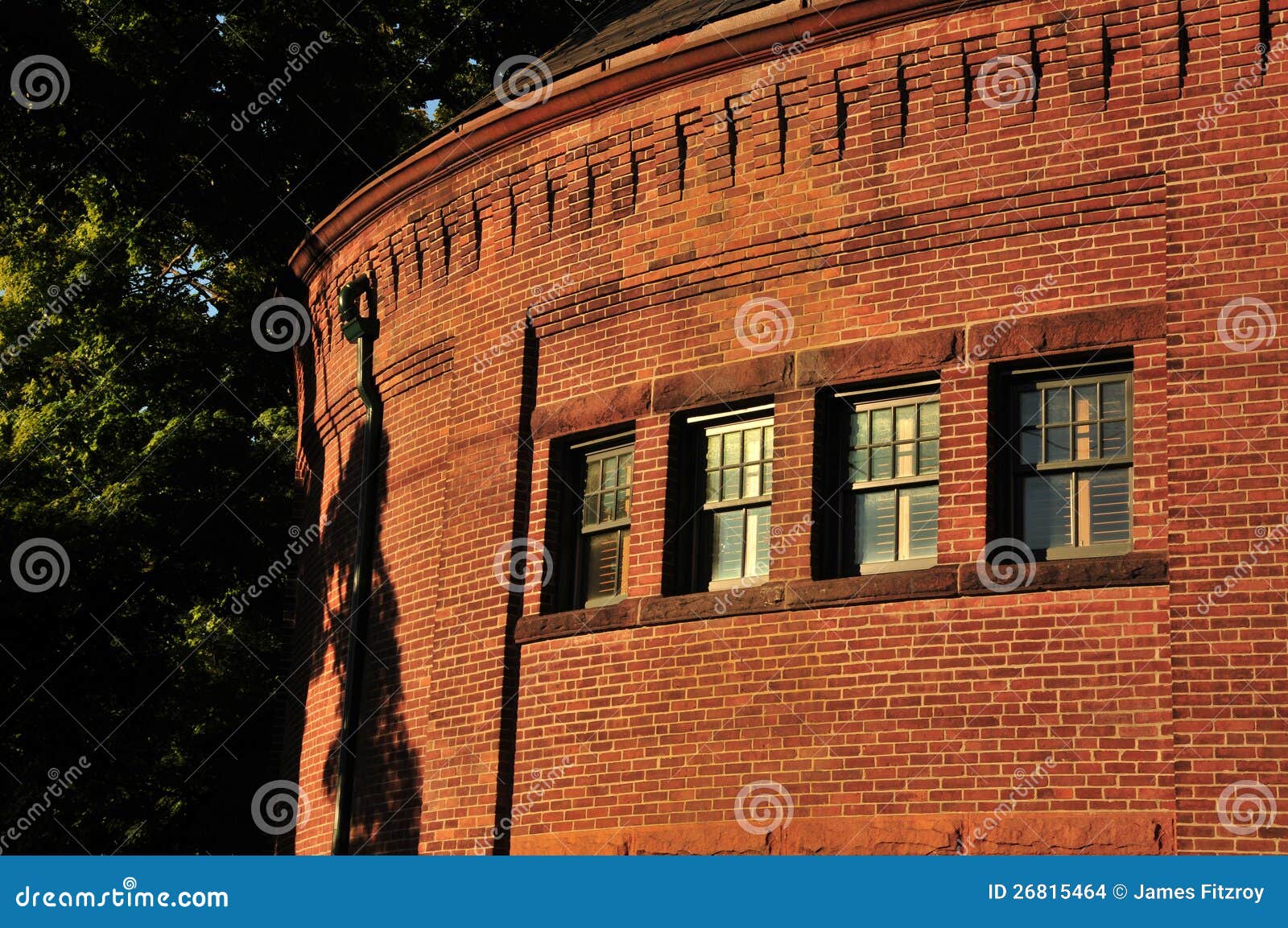 Round House Windows stock photo. Image of window, building - 26815464