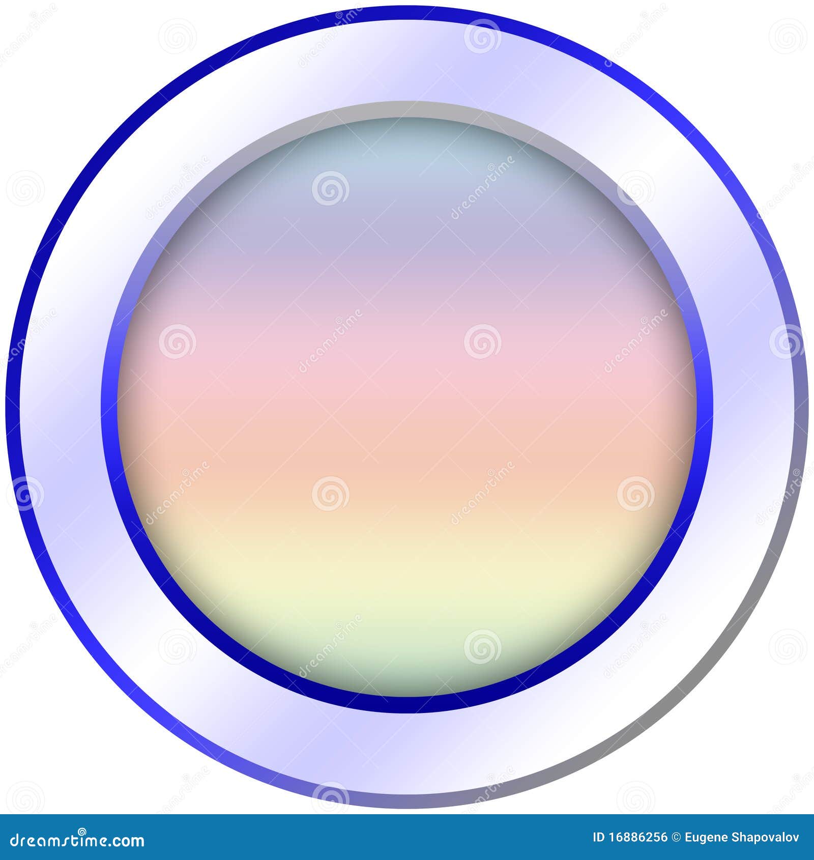 Round icon button template stock illustration. Illustration of ...