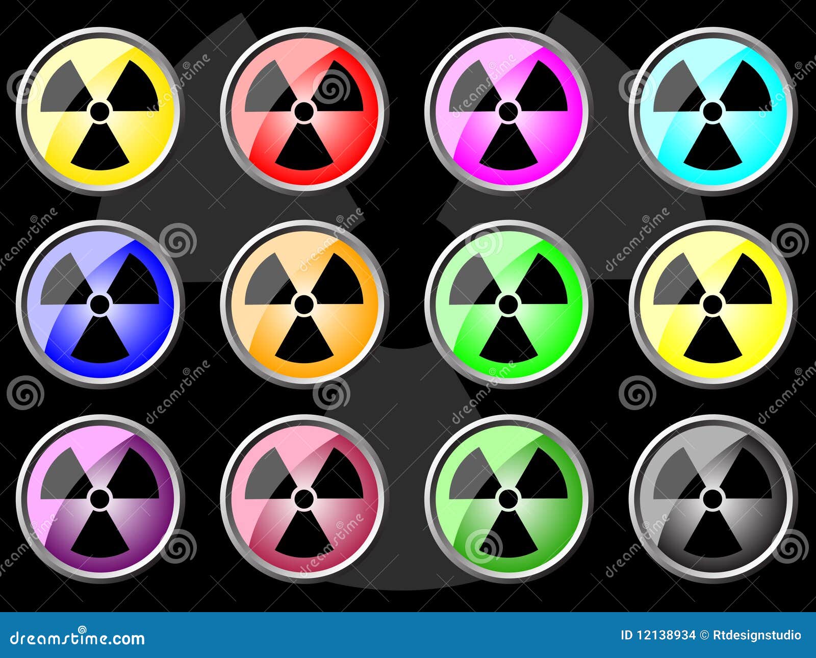 Round icon with DANGER stock illustration. Illustration of negative ...