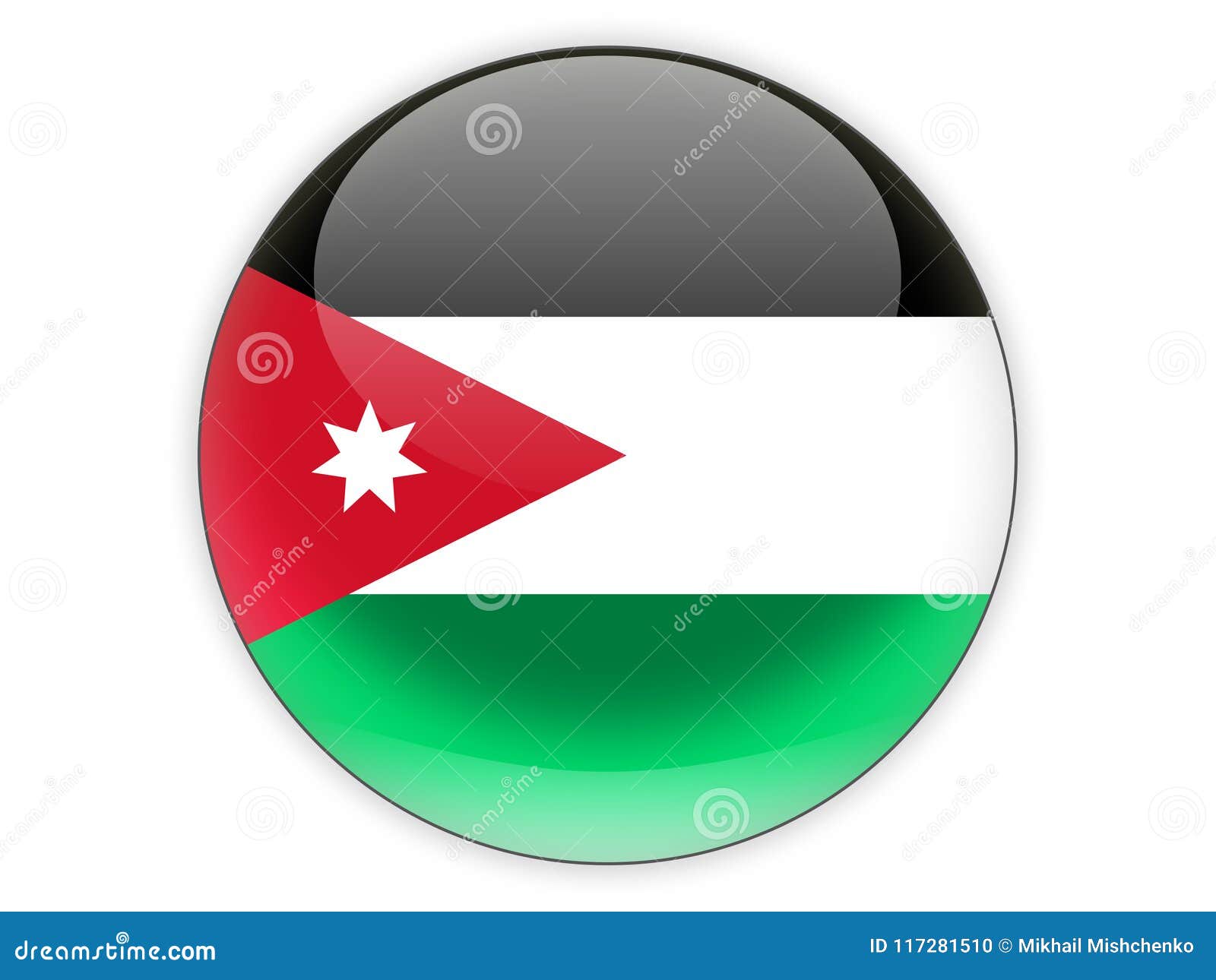 Round Flag Jordan Stock Illustrations – 353 Round Flag Jordan Stock ...