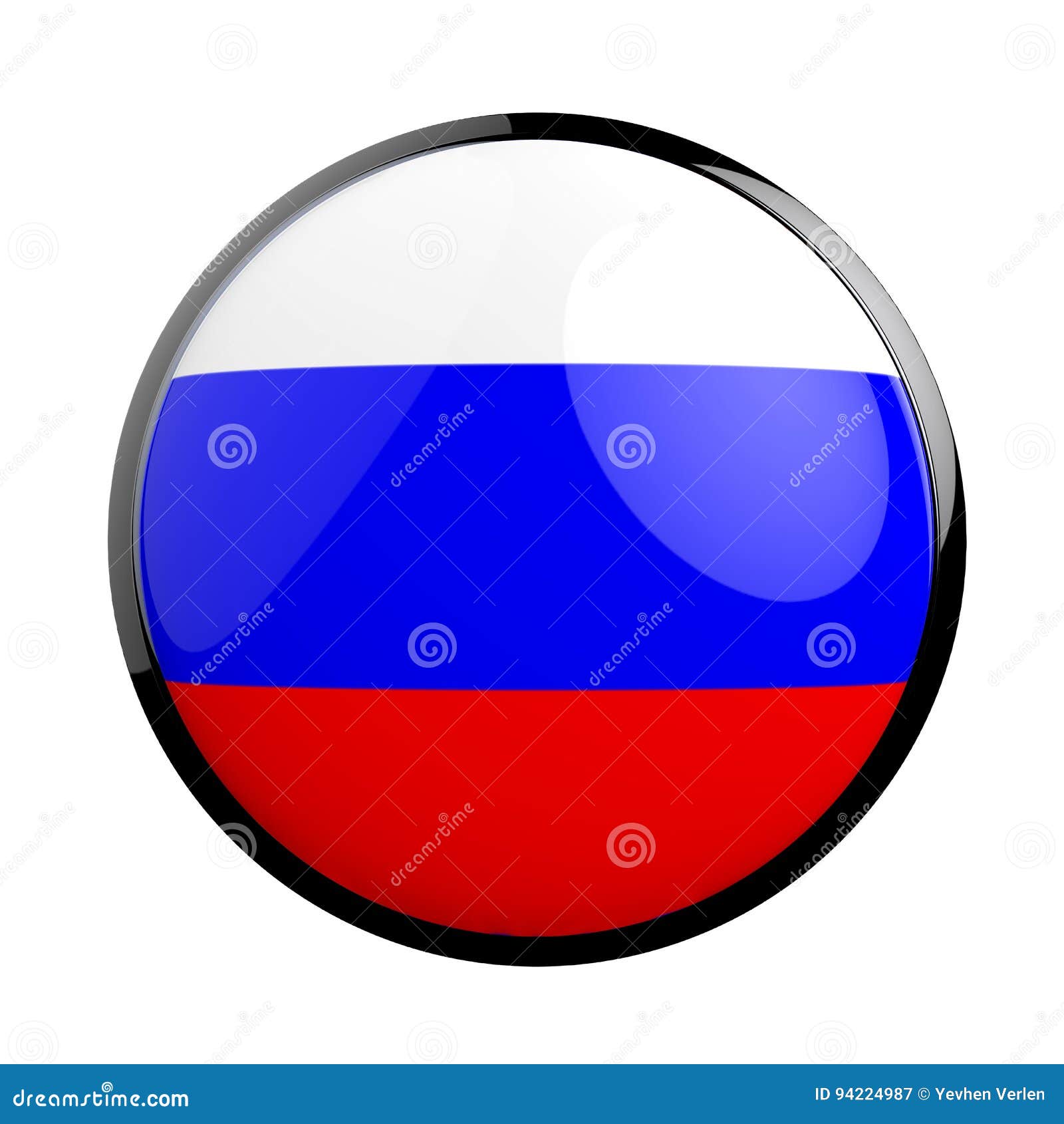Round icon flag of Russia. stock illustration. Illustration of ...