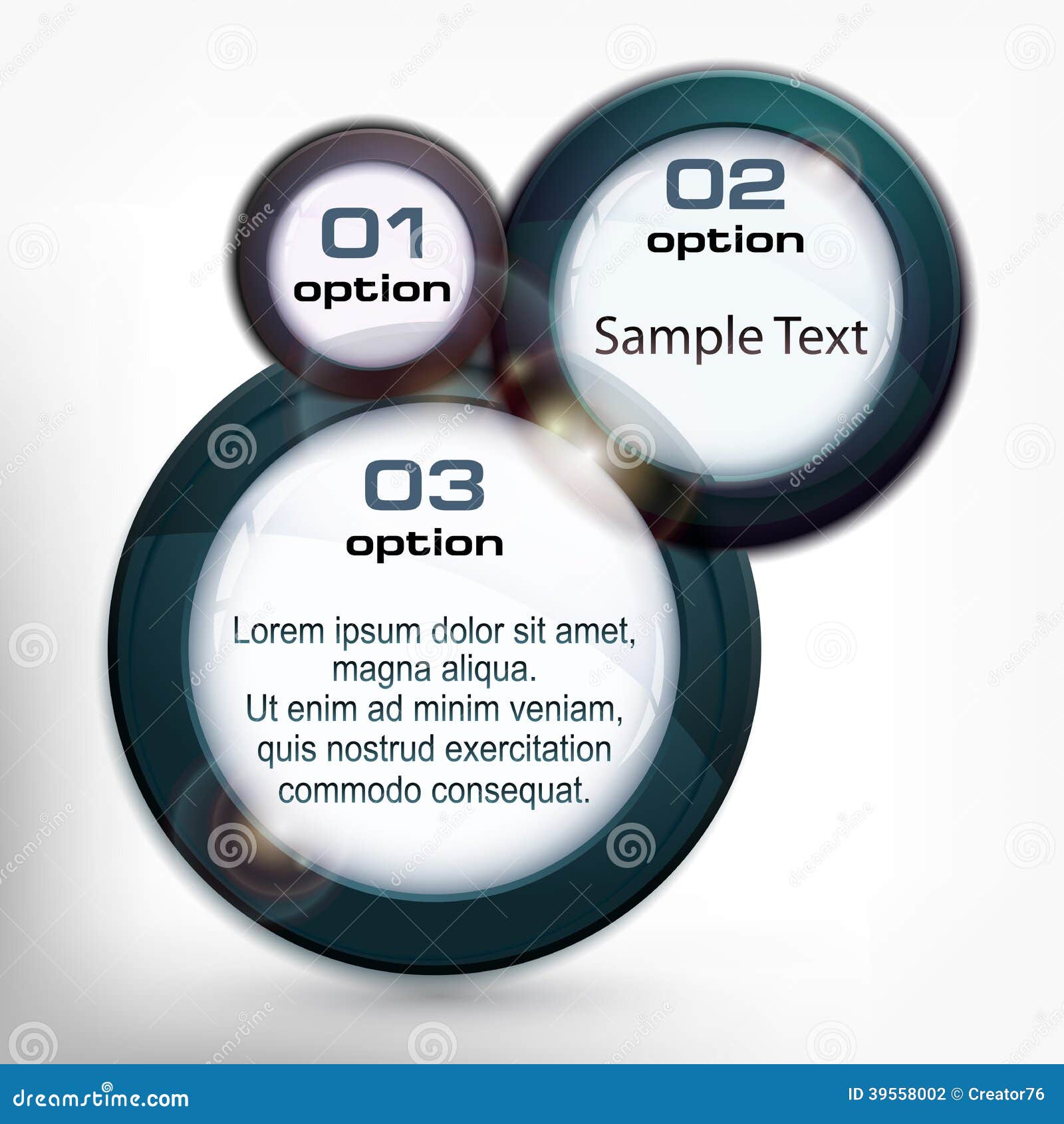 Round info graphic stock vector. Illustration of border - 39558002