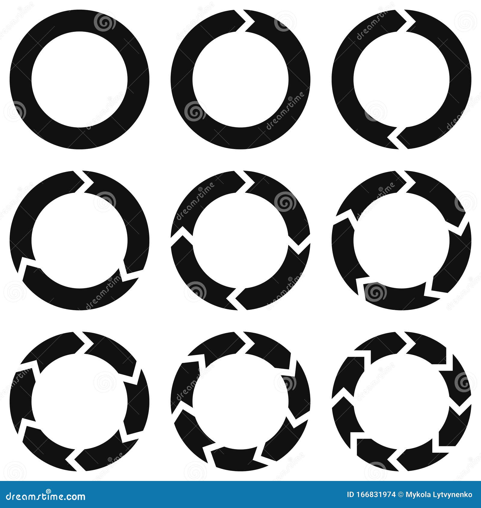 Round Infographic Elements Template Circular Rotation Arrows, Renewable ... Round Infographic Elements Template Circular Rotation Arrows, Renewable ...