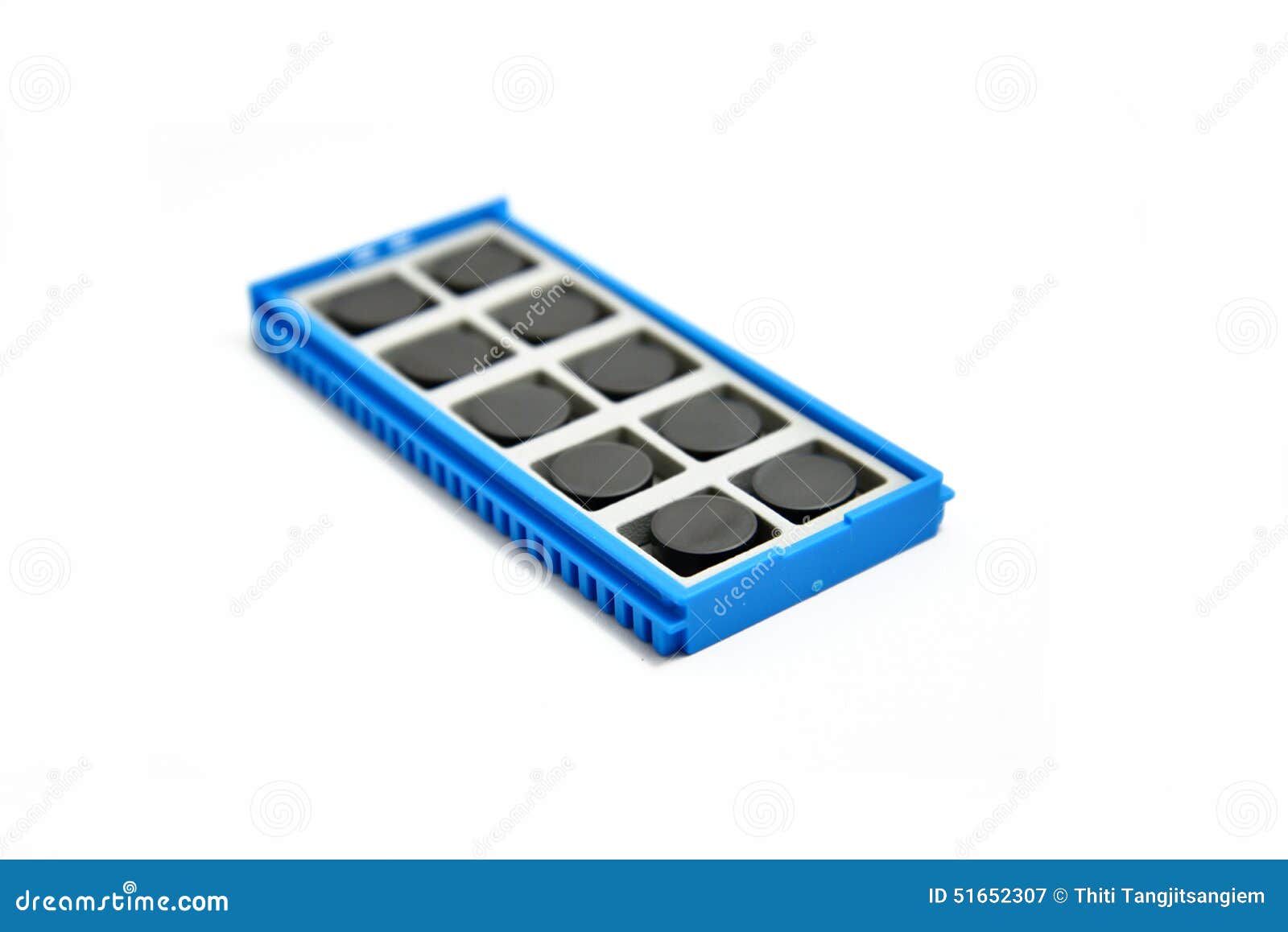 Round INSERT cutting stock image. Image of milling, machine - 51652307