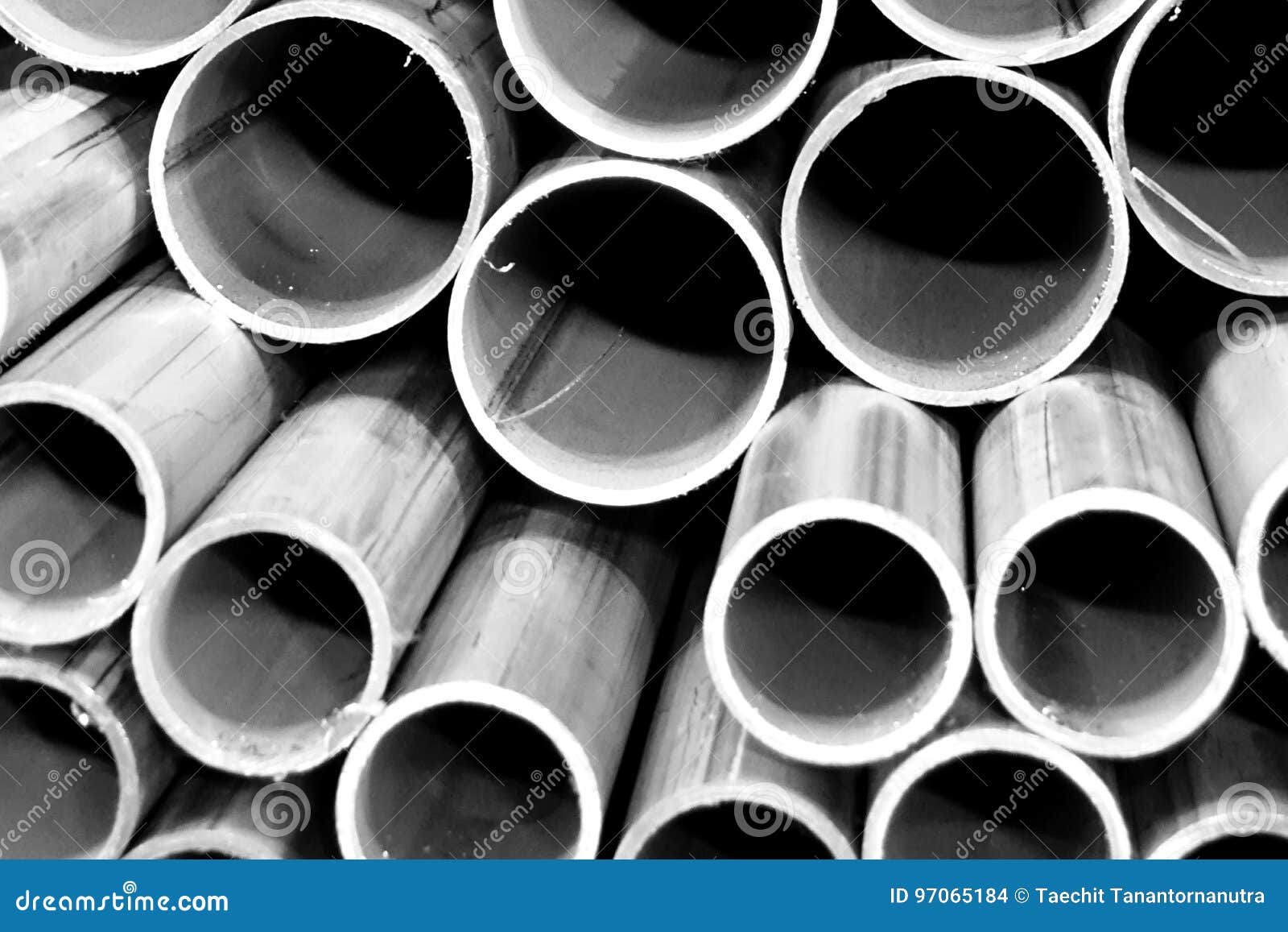 Round iron tube stock photo. Image of objects, metallic - 97065184