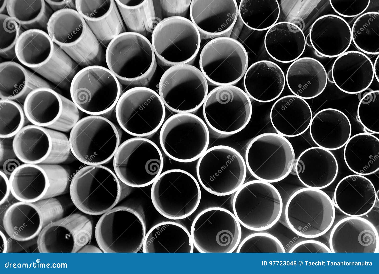 Round iron tube stock photo. Image of product, abstract - 97723048