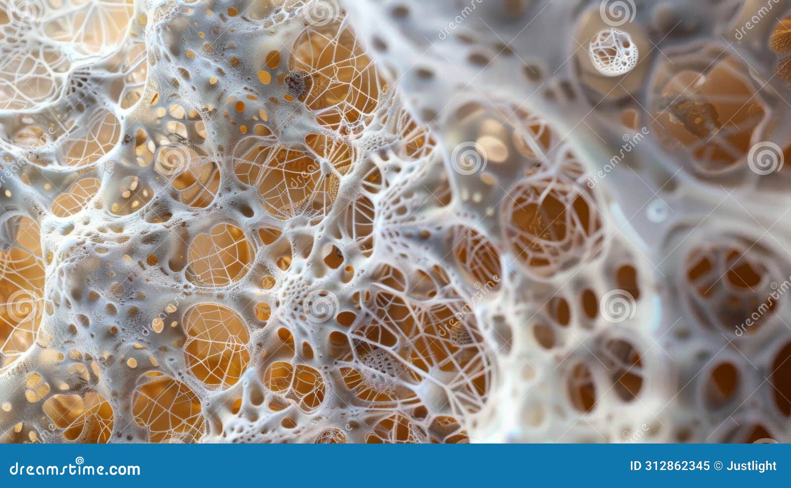 A of Round Irregularly Shaped Cells Forming a Complex Pattern. Some ...