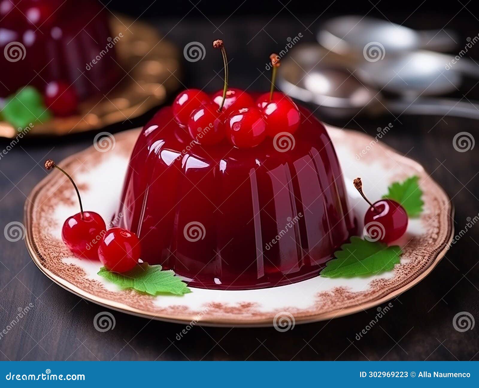 Jelly Pudding Monster Pattern Seamless. Angry Sweet Jell Background ...