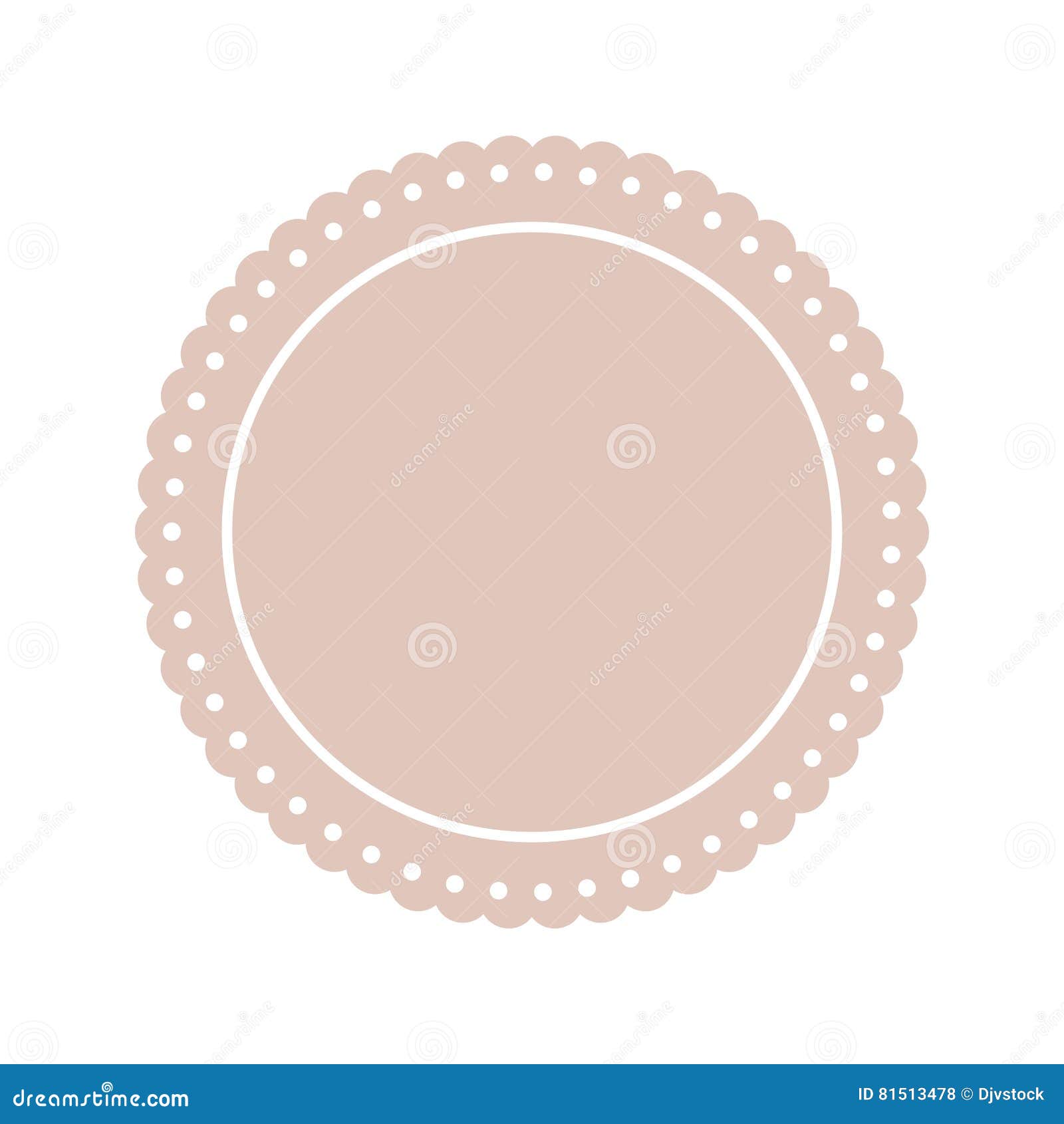 Round label insignia stock vector. Illustration of retro - 81513478