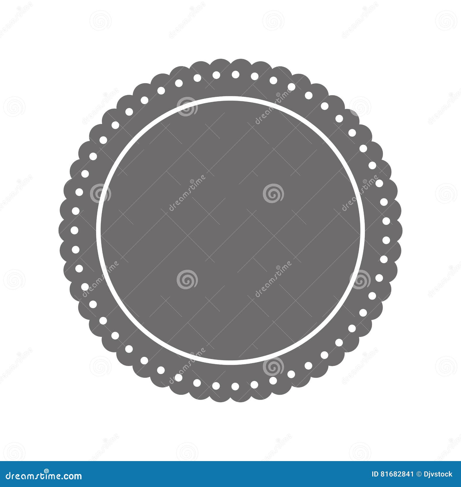 Round label insignia stock vector. Illustration of award - 81682841