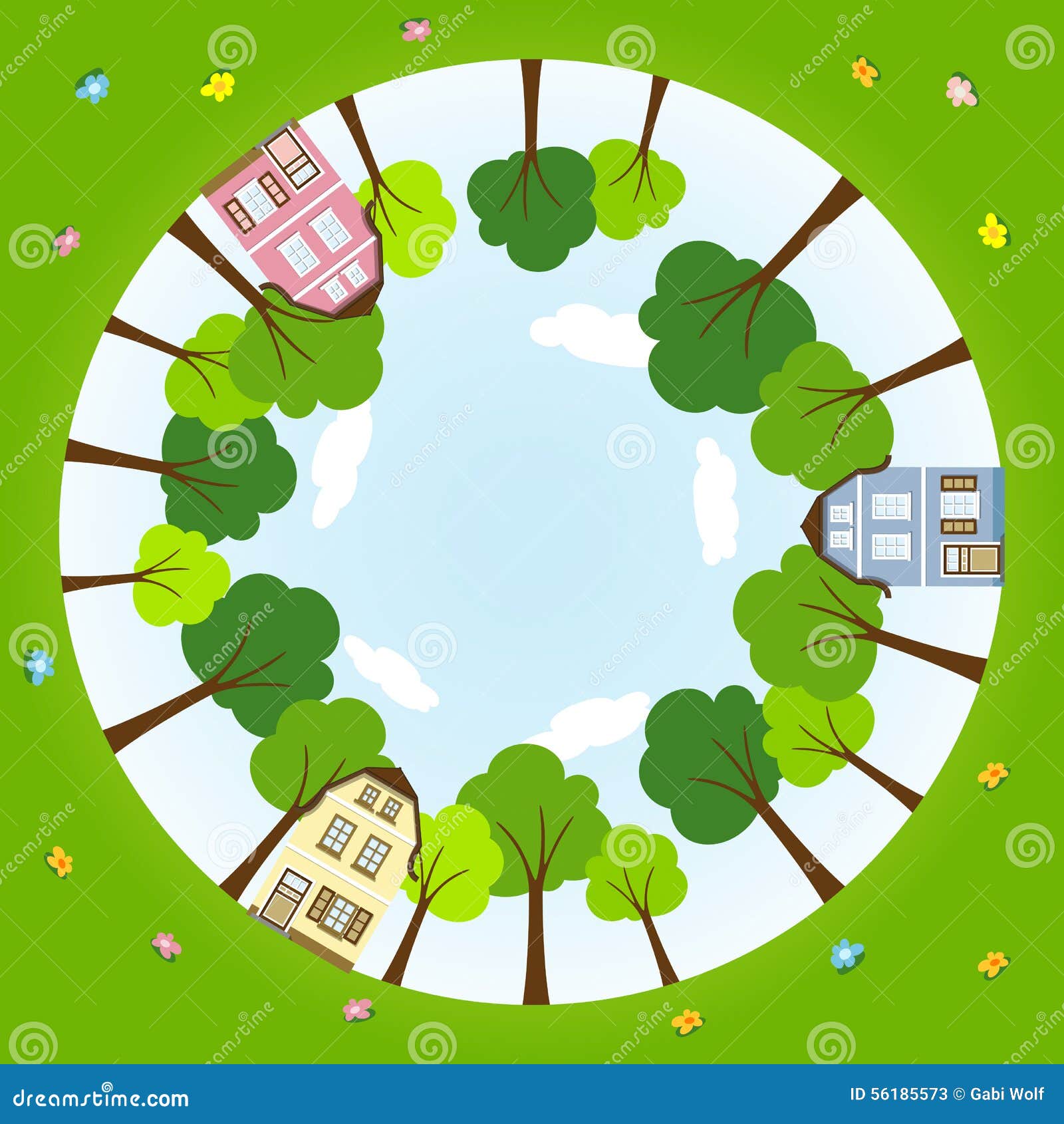 Round-landscape Stock Photo | CartoonDealer.com #47959020