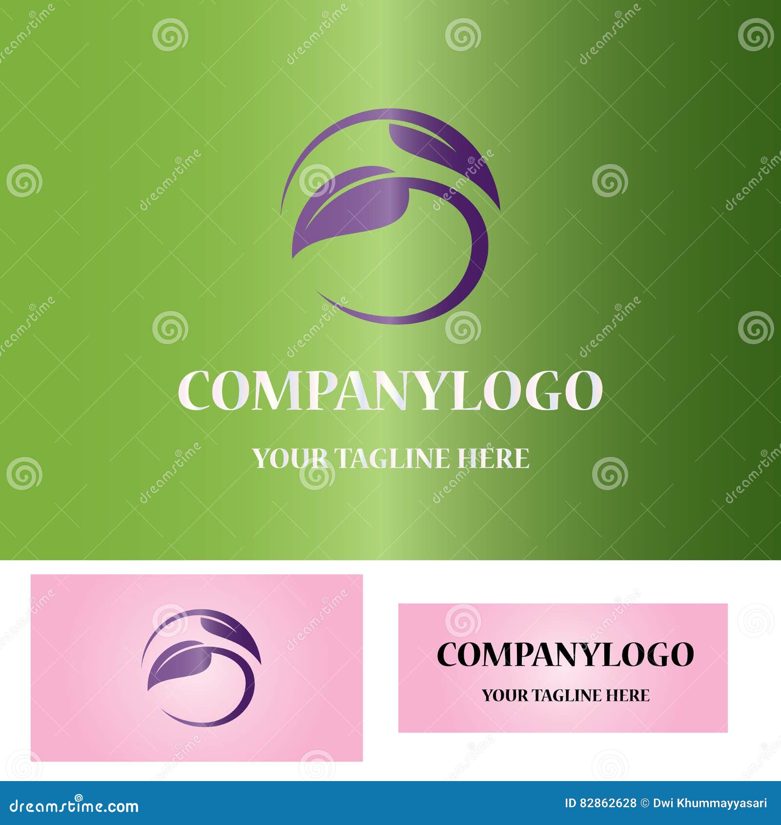 Round leaf logo stock vector. Illustration of element - 82862628