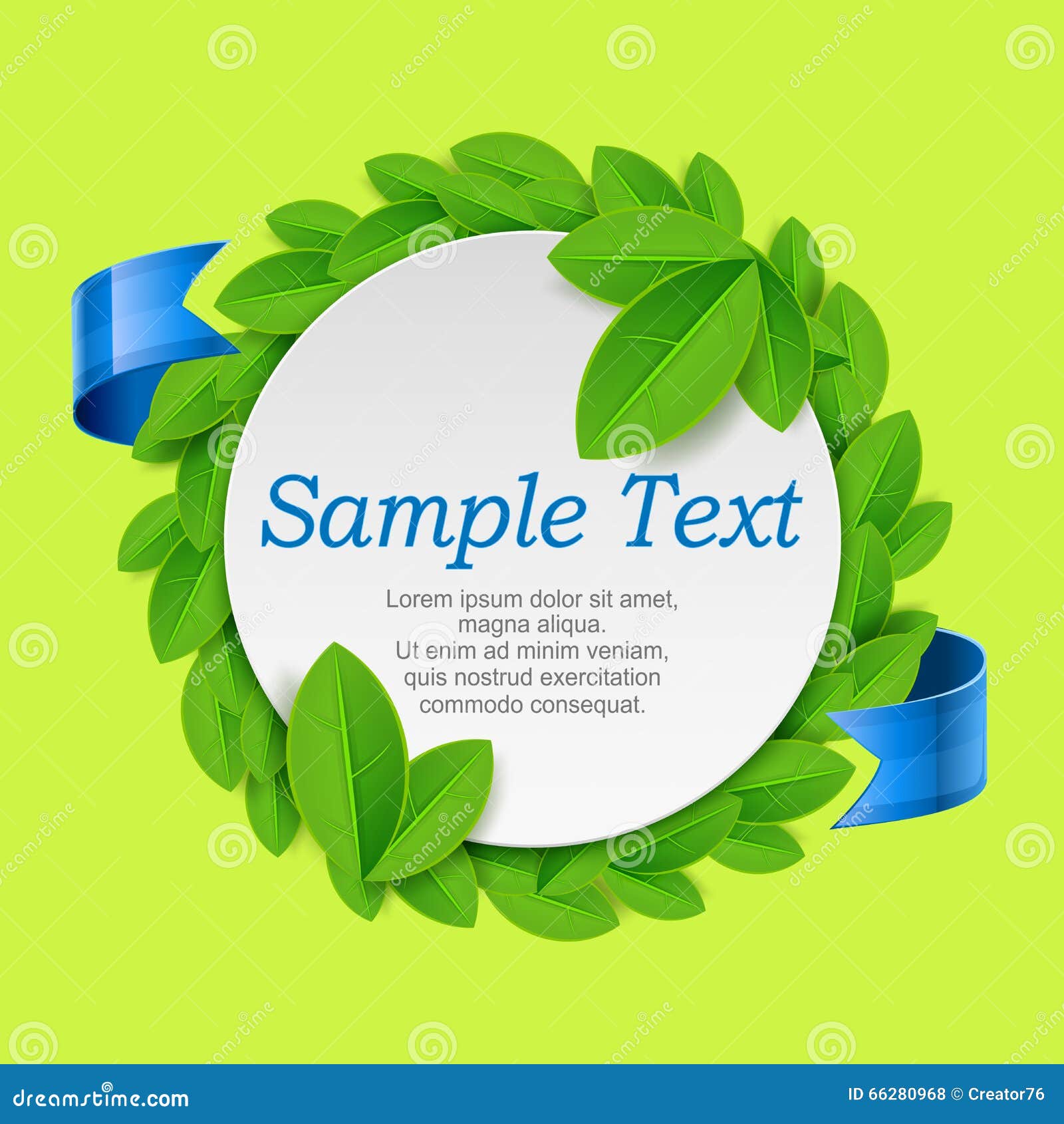Round leaves icon stock vector. Illustration of circle - 66280968
