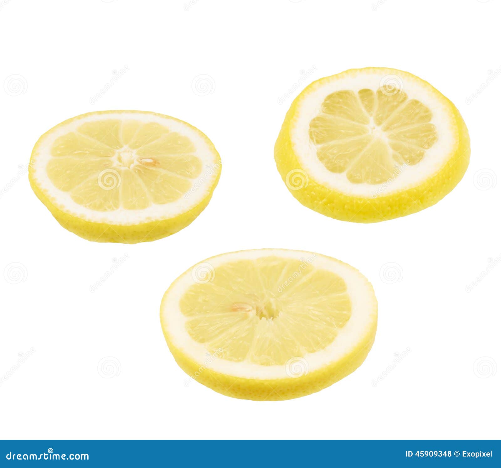 Round Lemon Slices Isolated Stock Photos - Download 1,324 Royalty Free ...