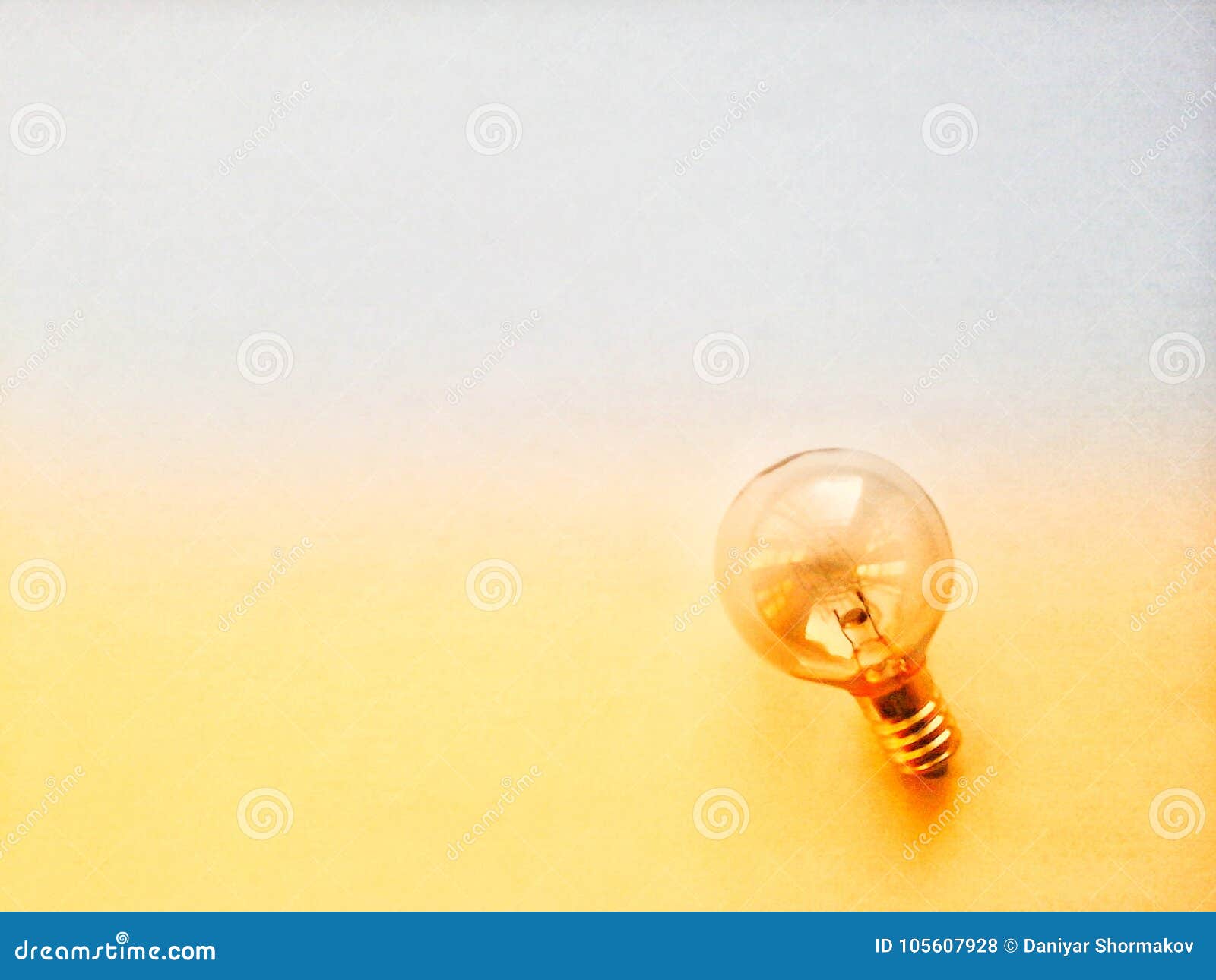 Round light bulb stock photo. Image of objects, bulb - 105607928