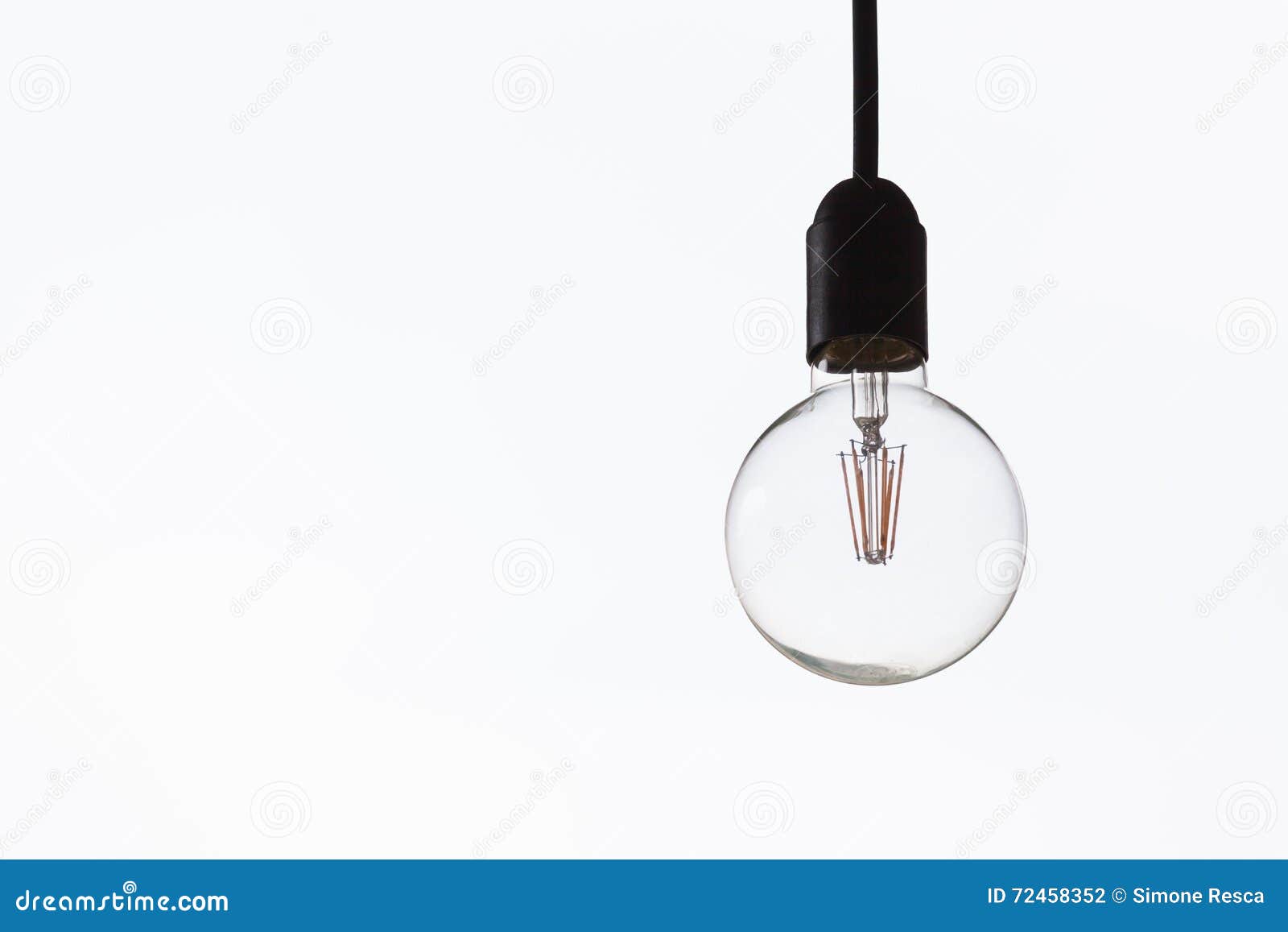 Round Light Bulb stock photo. Image of fantasy, lamp - 72458352