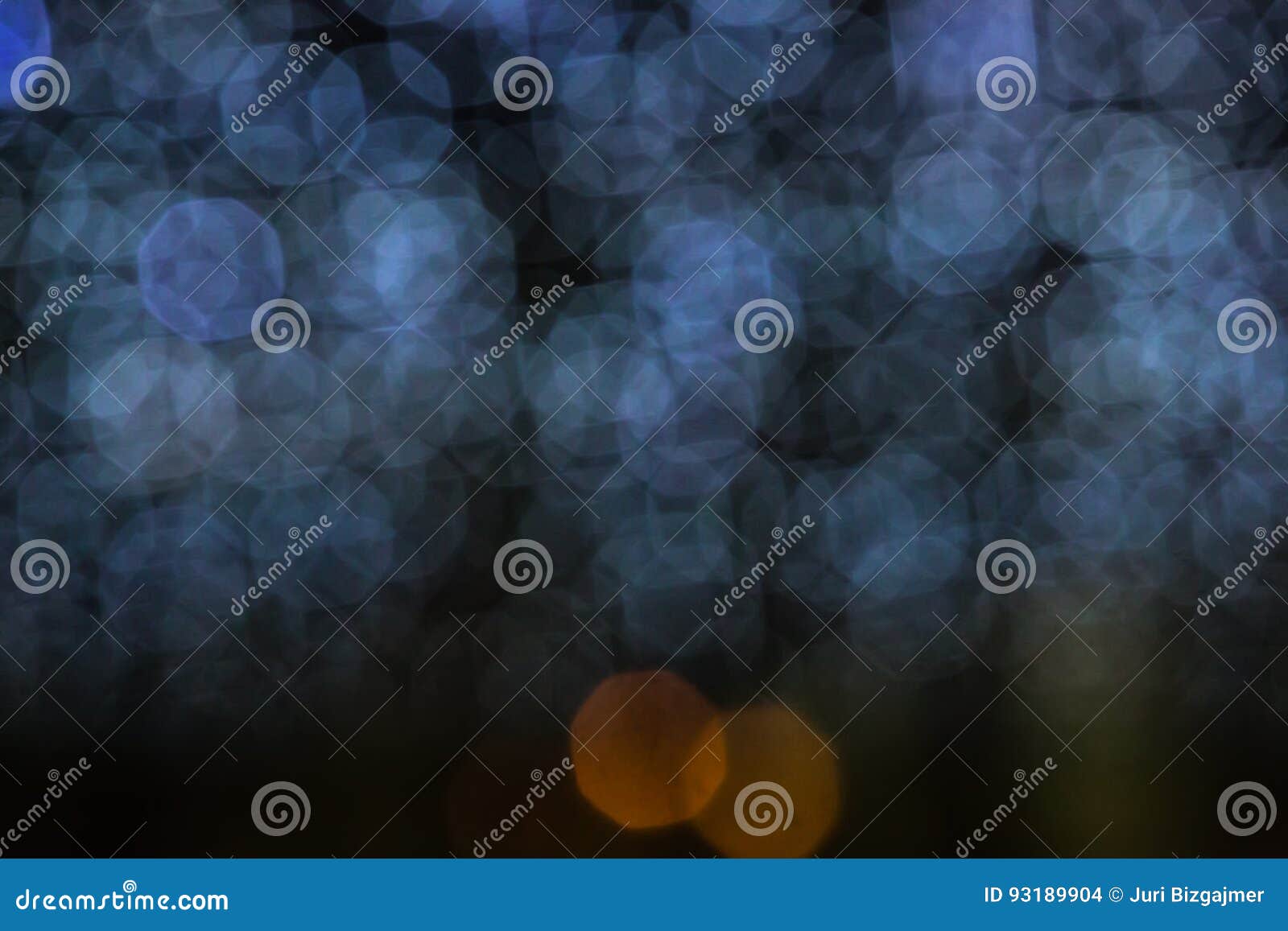Round Light Spots on a Dark Background Stock Photo - Image of color ...