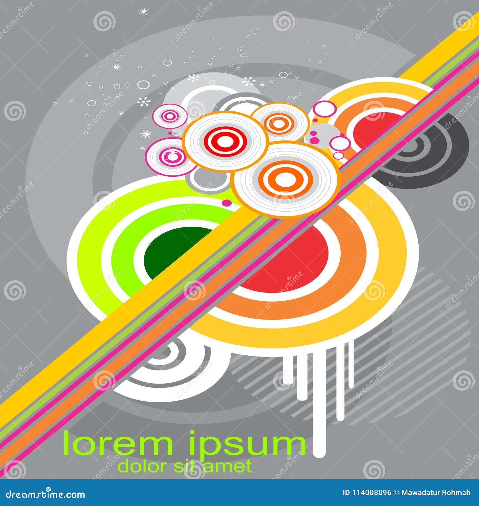 Round Line Background Wallpaper and Picture Stock Vector - Illustration ...