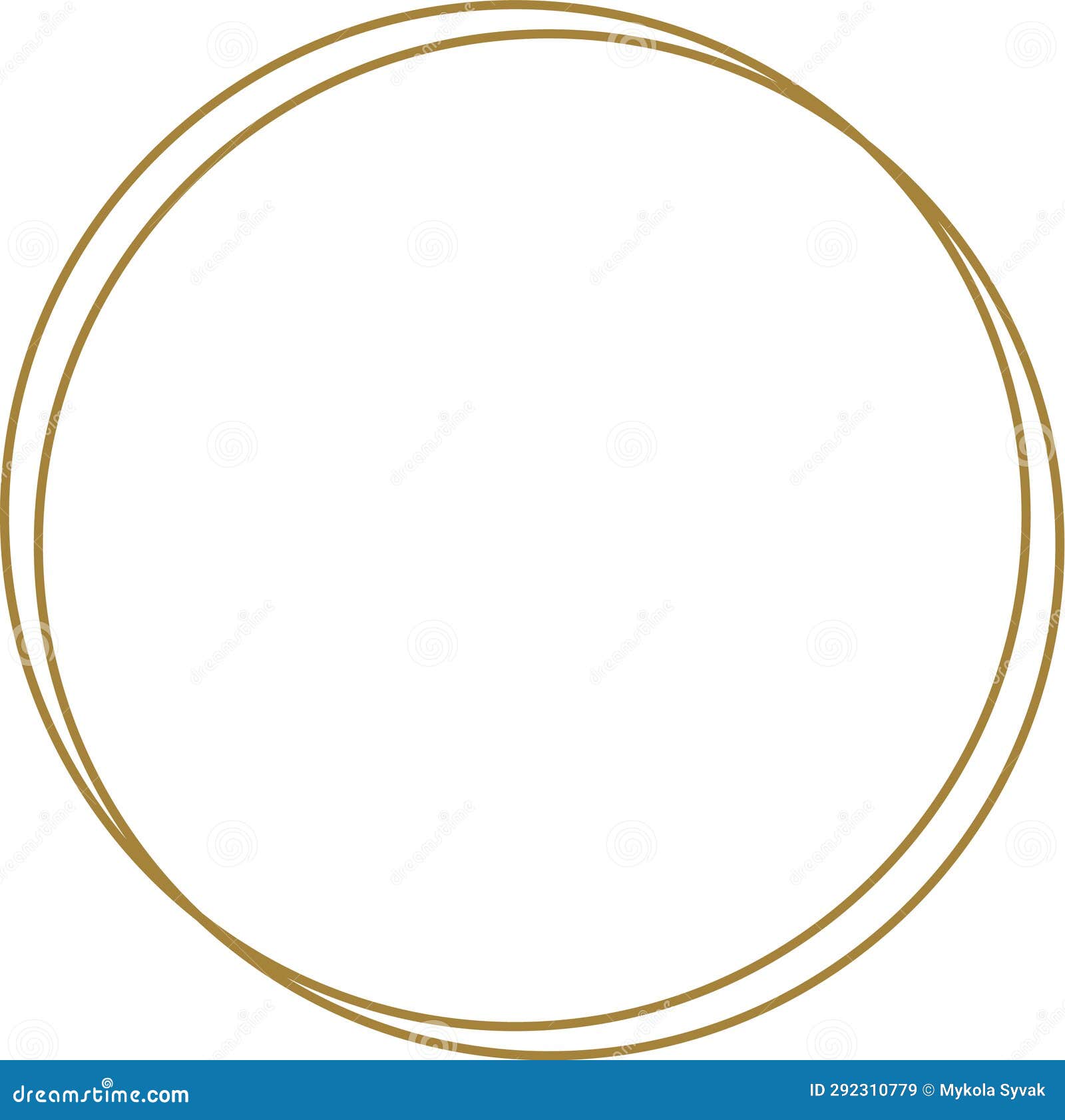 Round Lines Frame stock vector. Illustration of element - 292310779