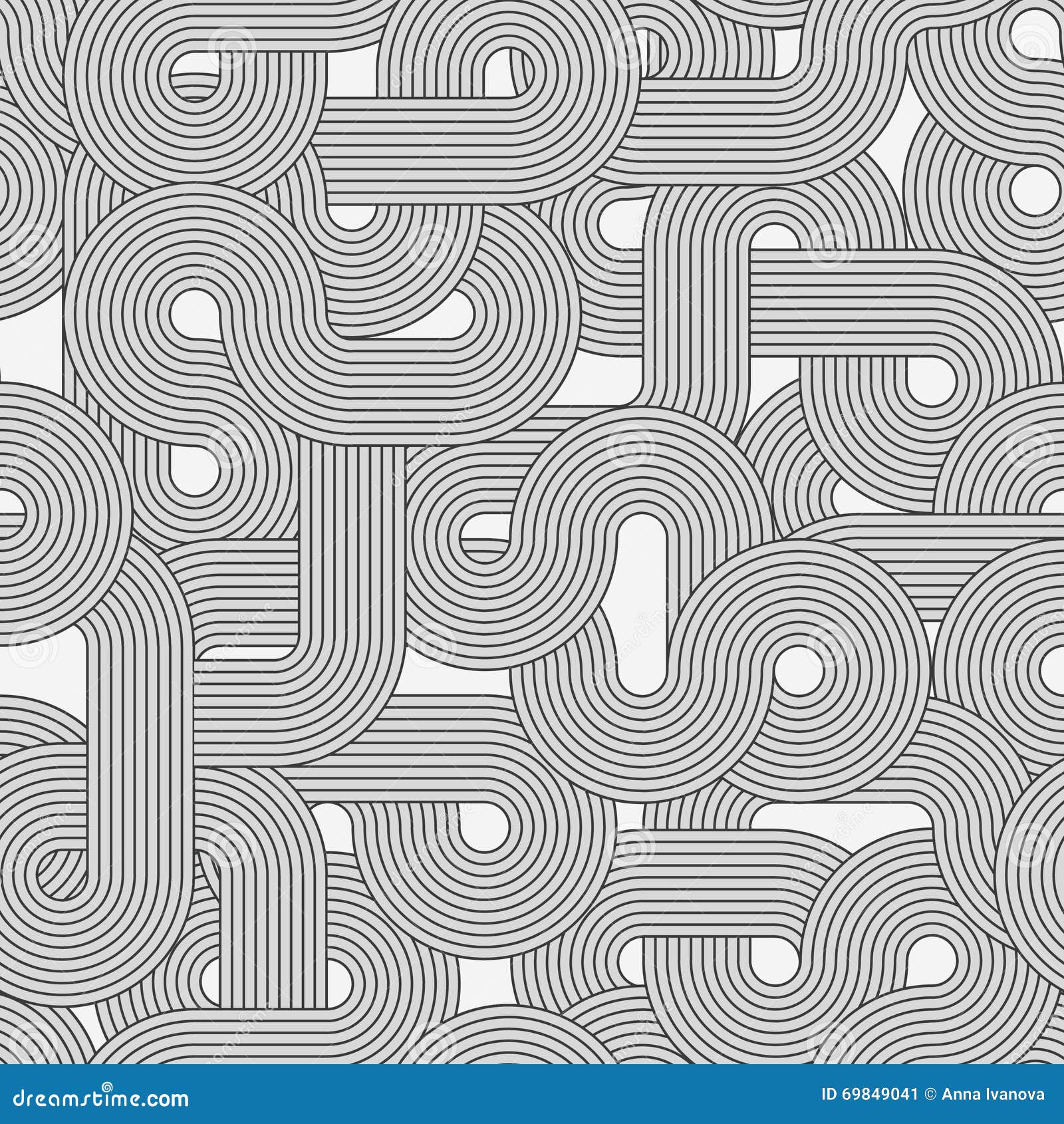 Round lines pattern gray stock illustration. Illustration of ...