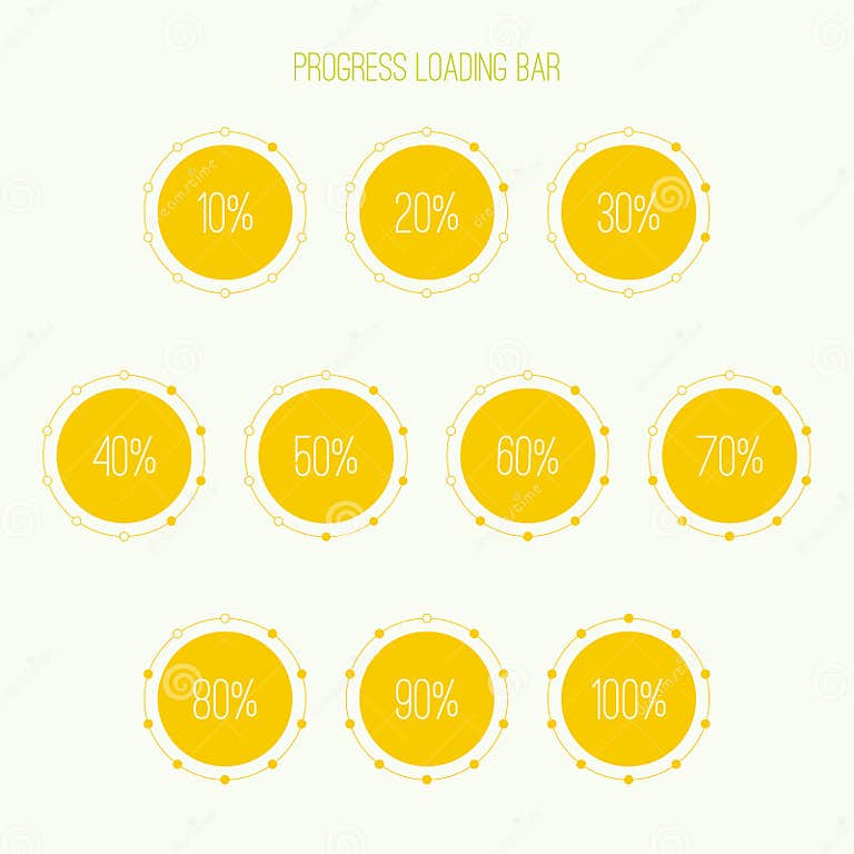 Round loader bar stock vector. Illustration of loader - 86440930