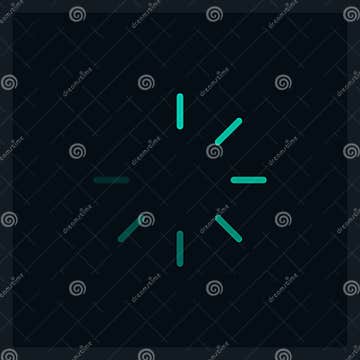 Round Loader UI Element Template Stock Vector - Illustration of wait ...