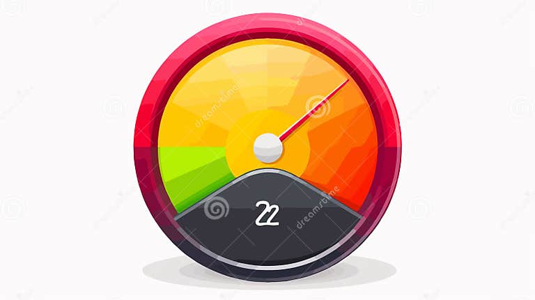 Round Loading Indicator Vector Symbol Cartoon Stock Illustration ...