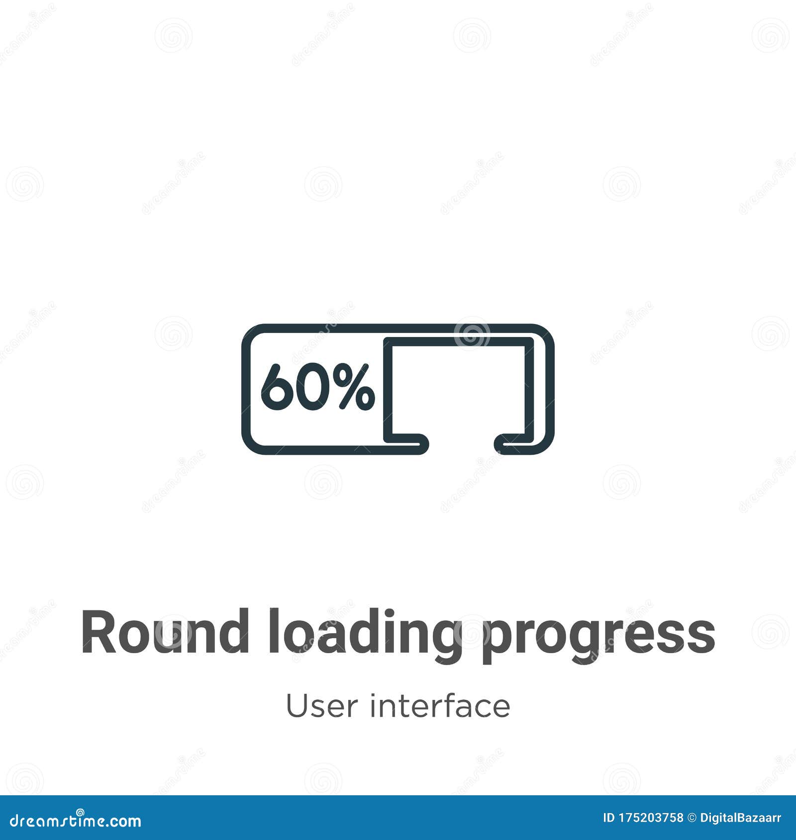 Round Loading Indicator Vector Symbol Cartoon | CartoonDealer.com ...