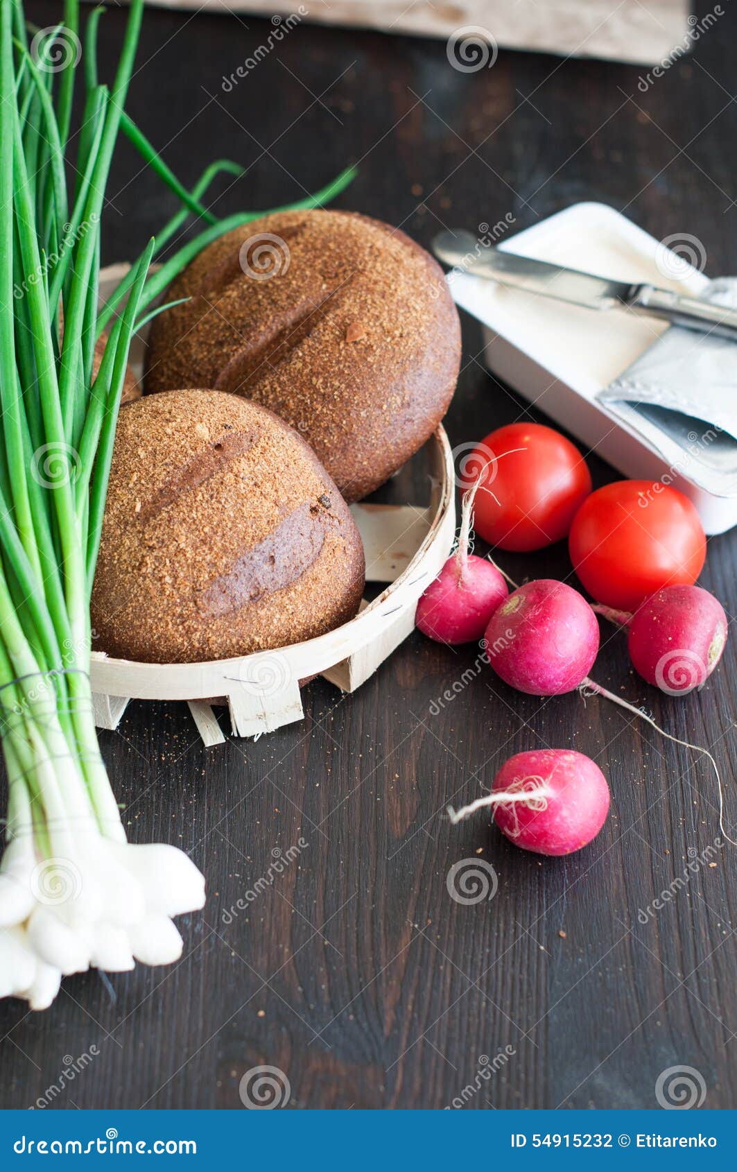 Round Loaf of Homemade Brown Wheat Bread Stock Photo - Image of kitchen ...