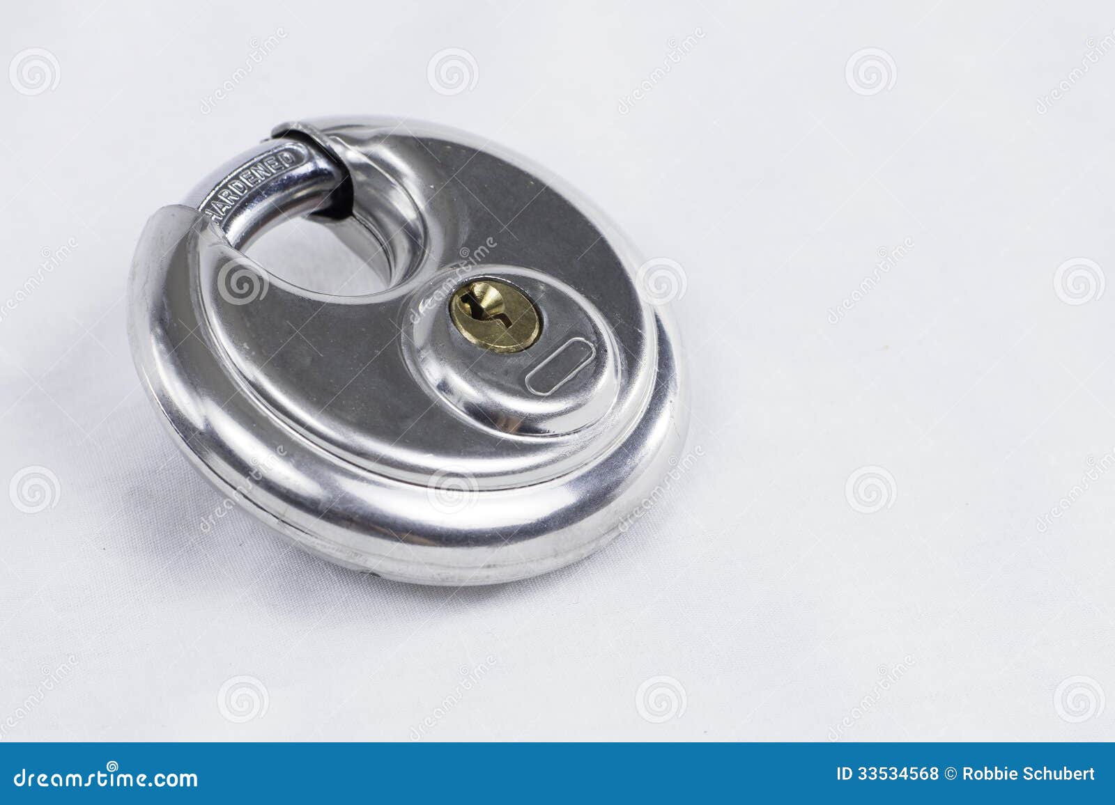 Round Lock 2 stock photo. Image of safety, steel, open - 33534568