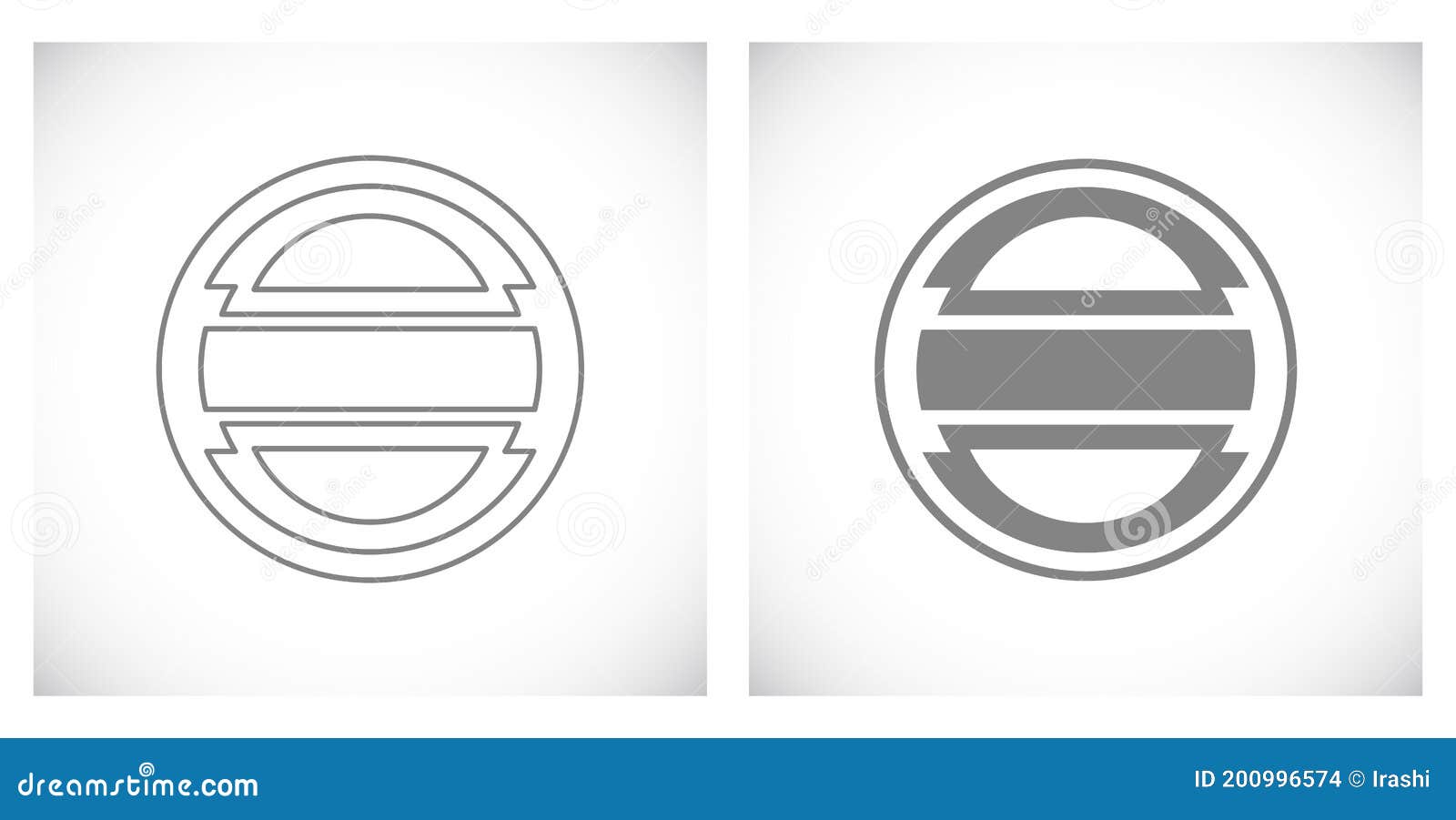 Round logo icon stock vector. Illustration of stamp - 200996574