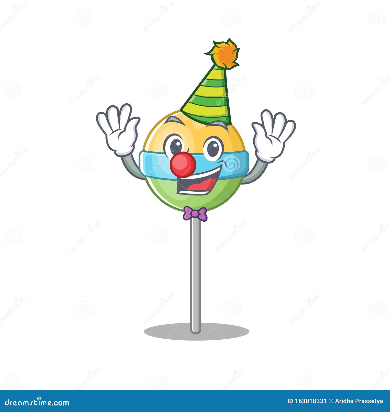 Isolated Clown Puppet Royalty-Free Cartoon | CartoonDealer.com #101272874