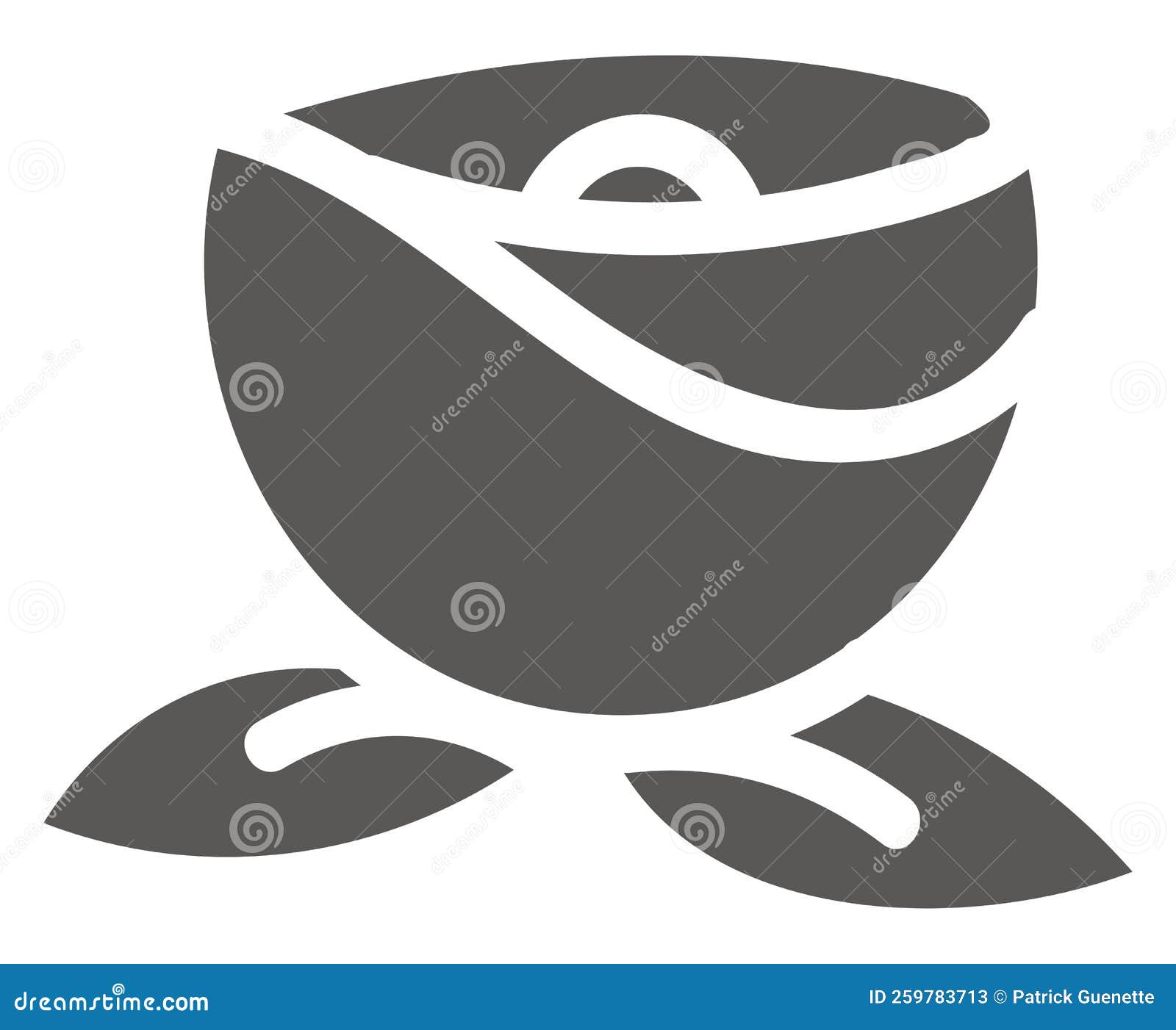 Round Looking Grey Flower, Icon Stock Vector - Illustration of design ...