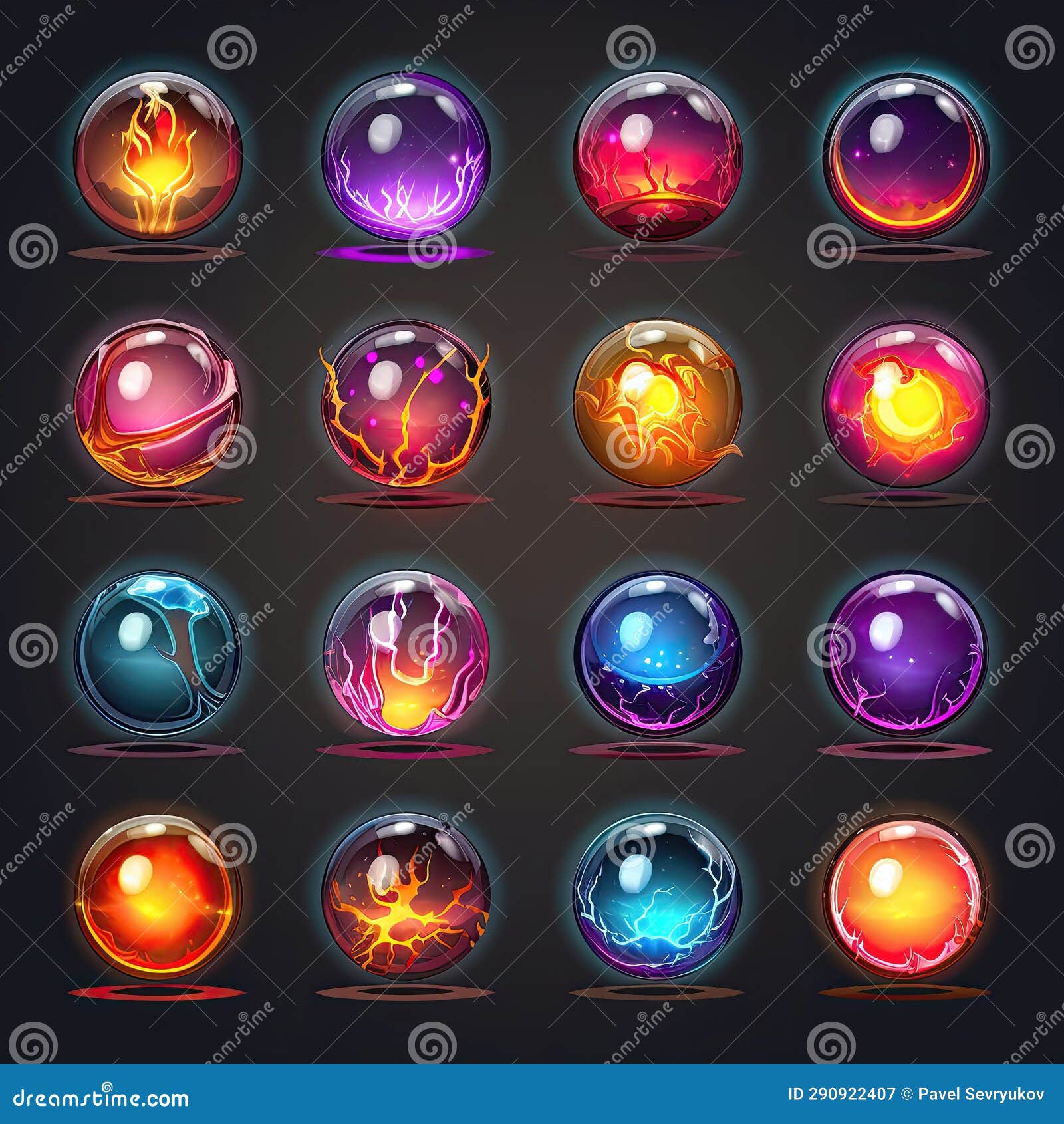 Round Magic Sphere Game Ai Generated Stock Image - Image of fortune ...