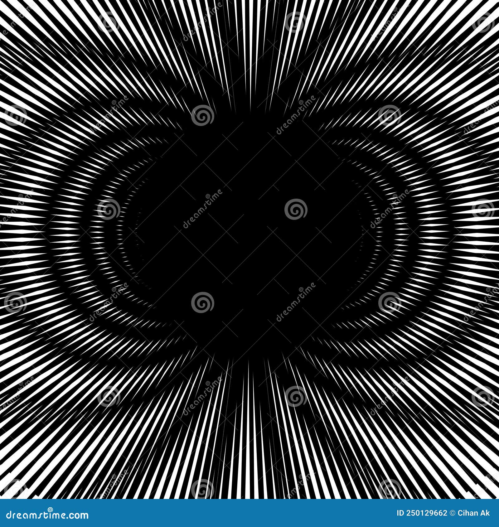 Round Magnetic Field Line Structure Stock Illustration - Illustration ...